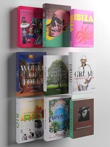 Books 06 3D model | CGTrader