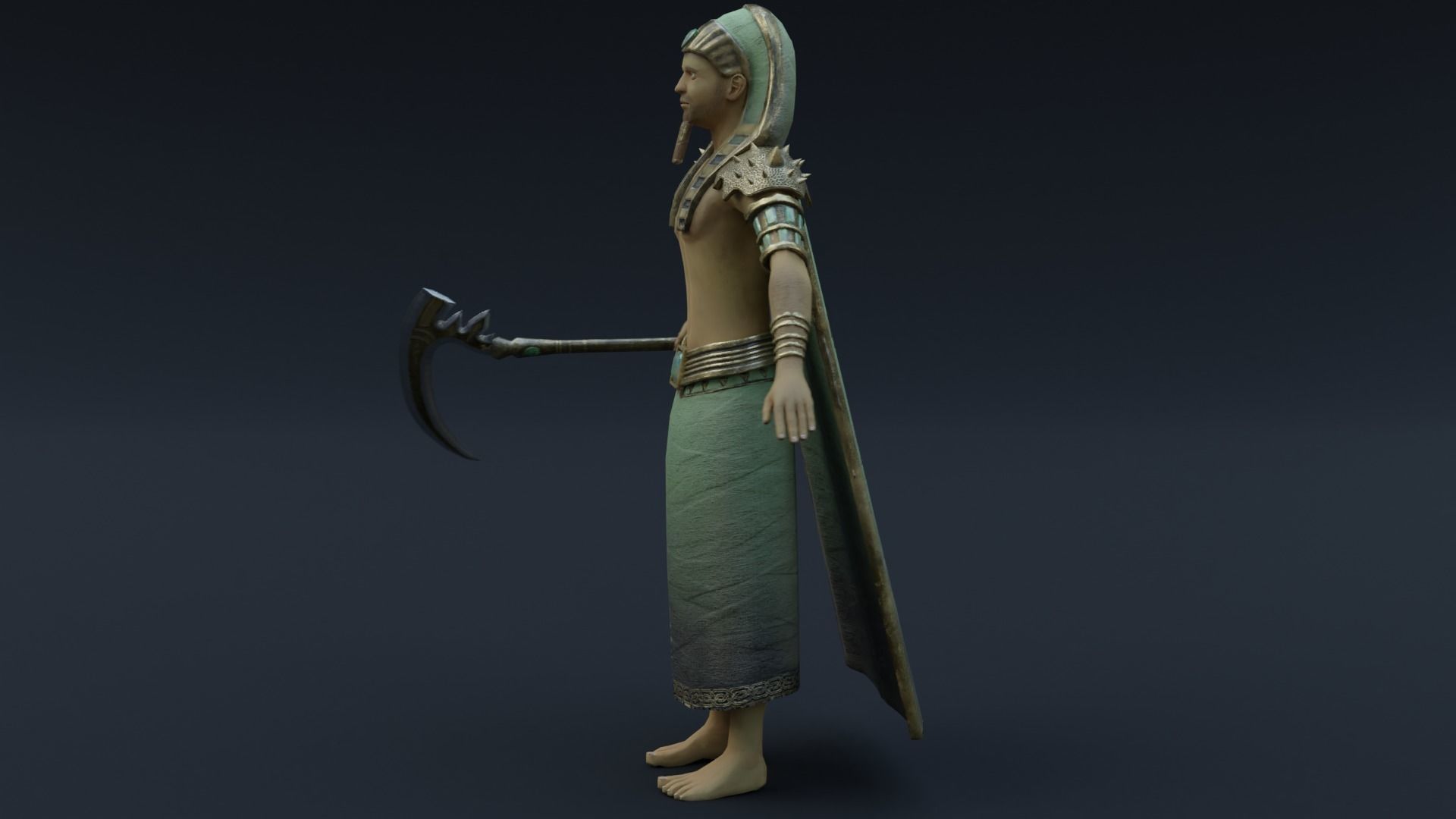 3D model God Osiris VR / AR / low-poly | CGTrader