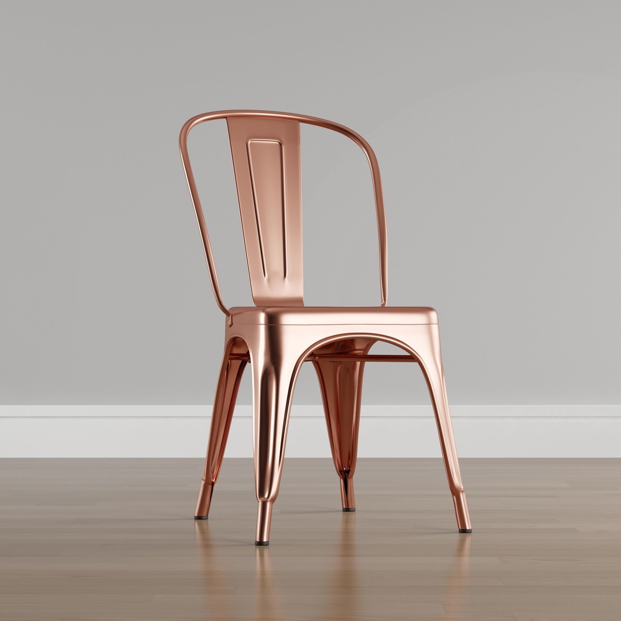 Copper Kitchen Chair 3D model | CGTrader