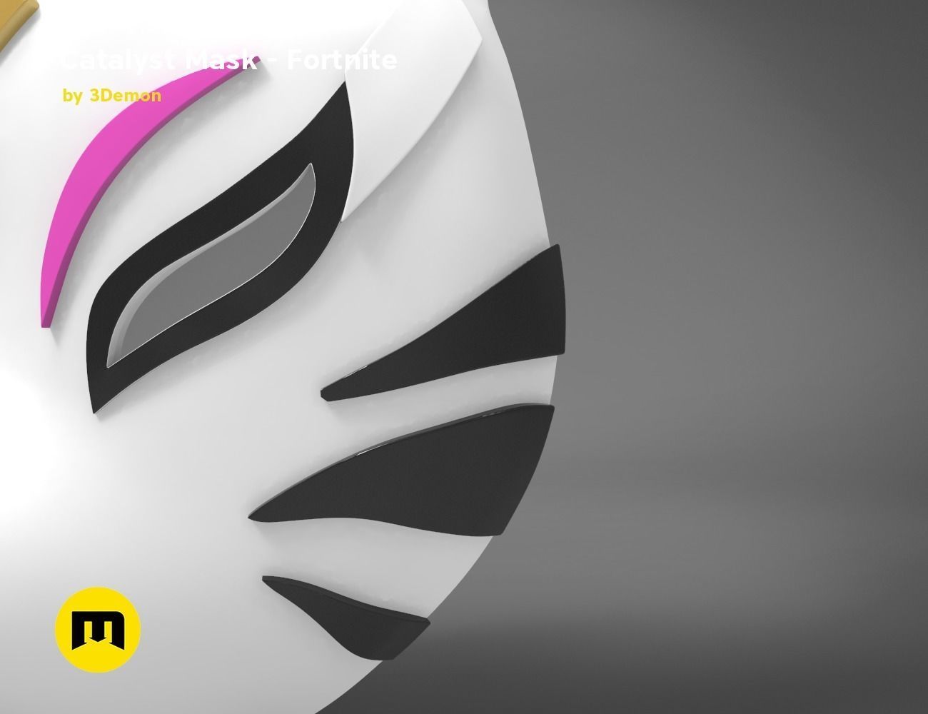 Fortnite Catalyst Mask 3D model 3D printable | CGTrader