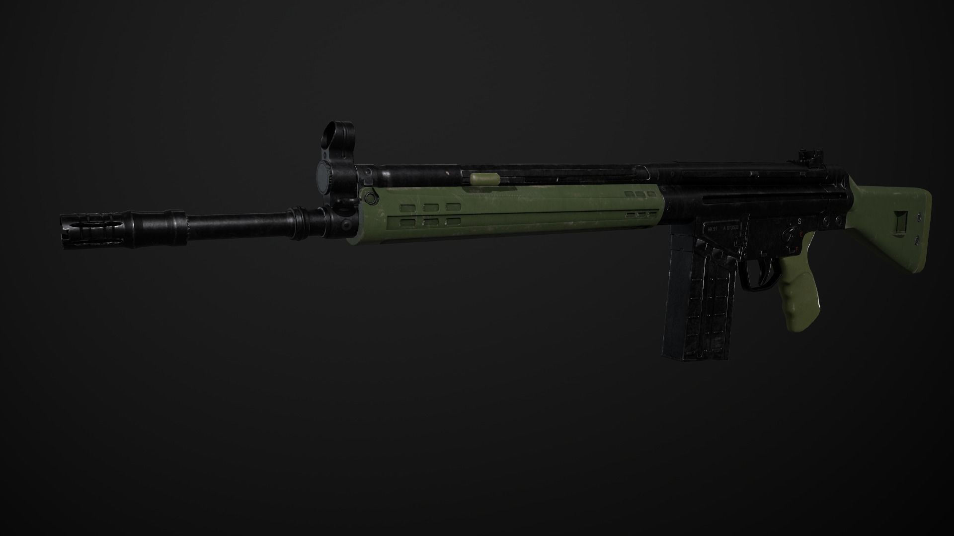 3D model Heckler- Koch G3 VR / AR / low-poly | CGTrader
