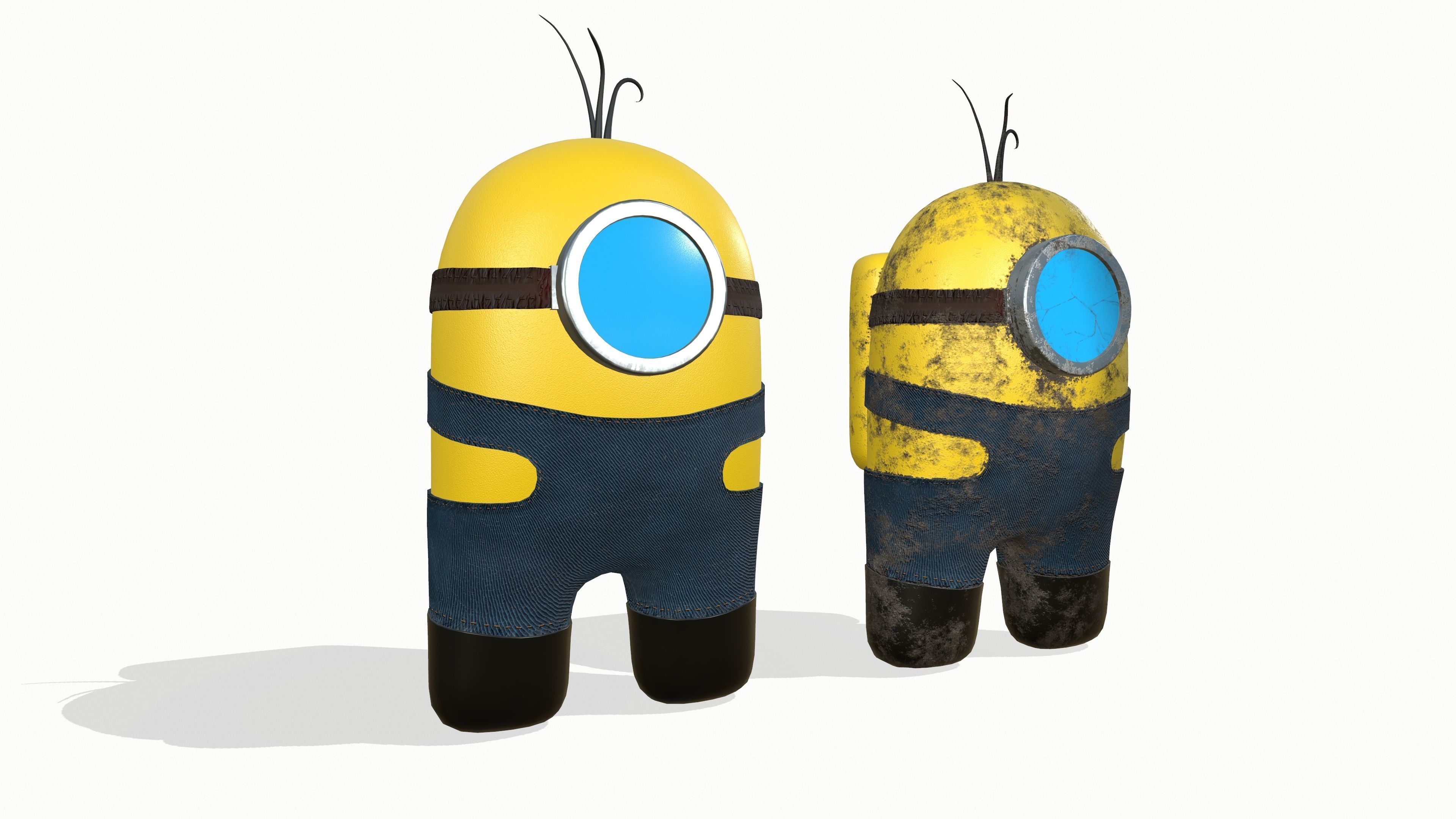 3D model Among Us in the style of Minion VR / AR / low-poly | CGTrader