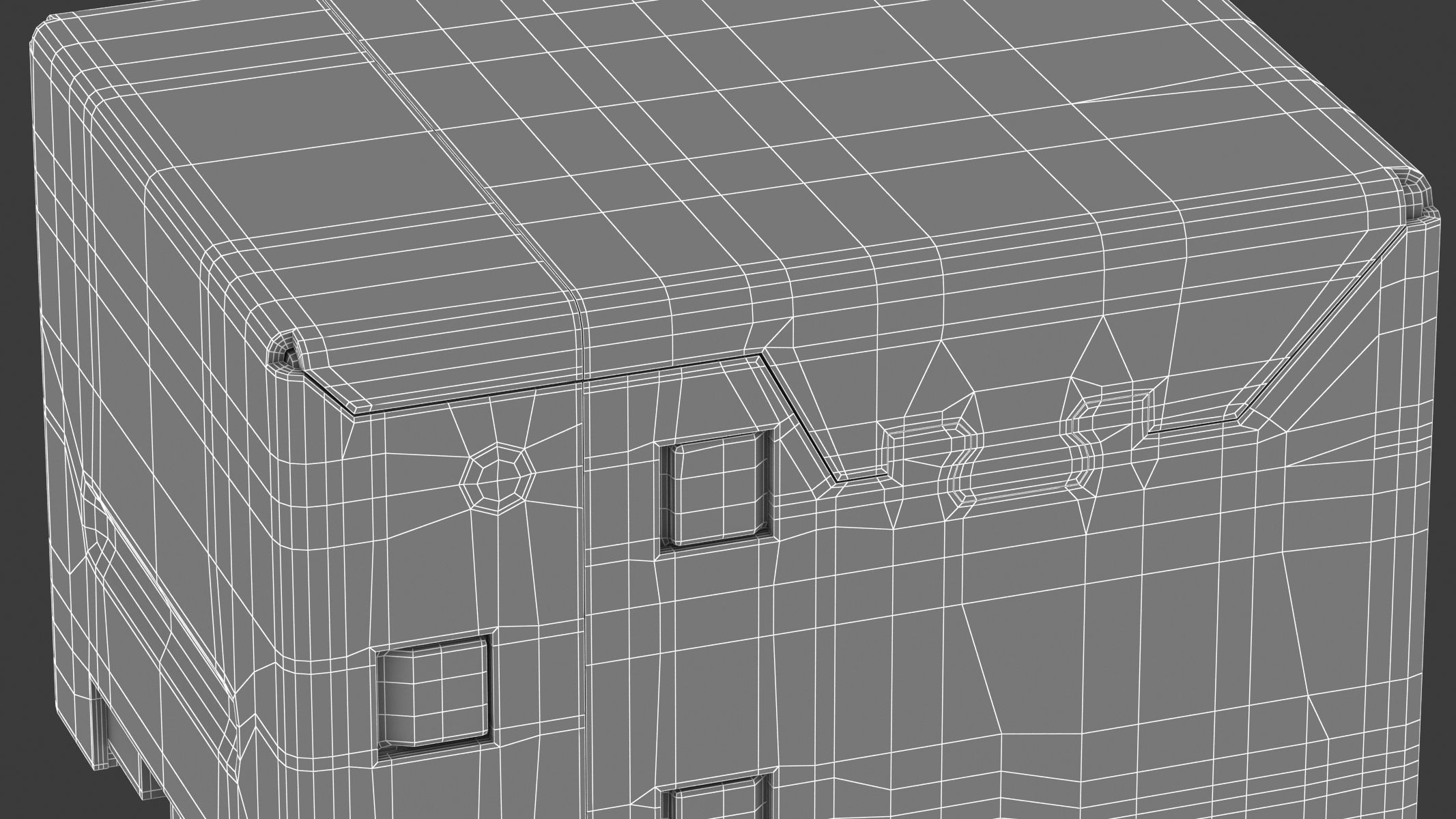 USB Type B Female 3D model | CGTrader