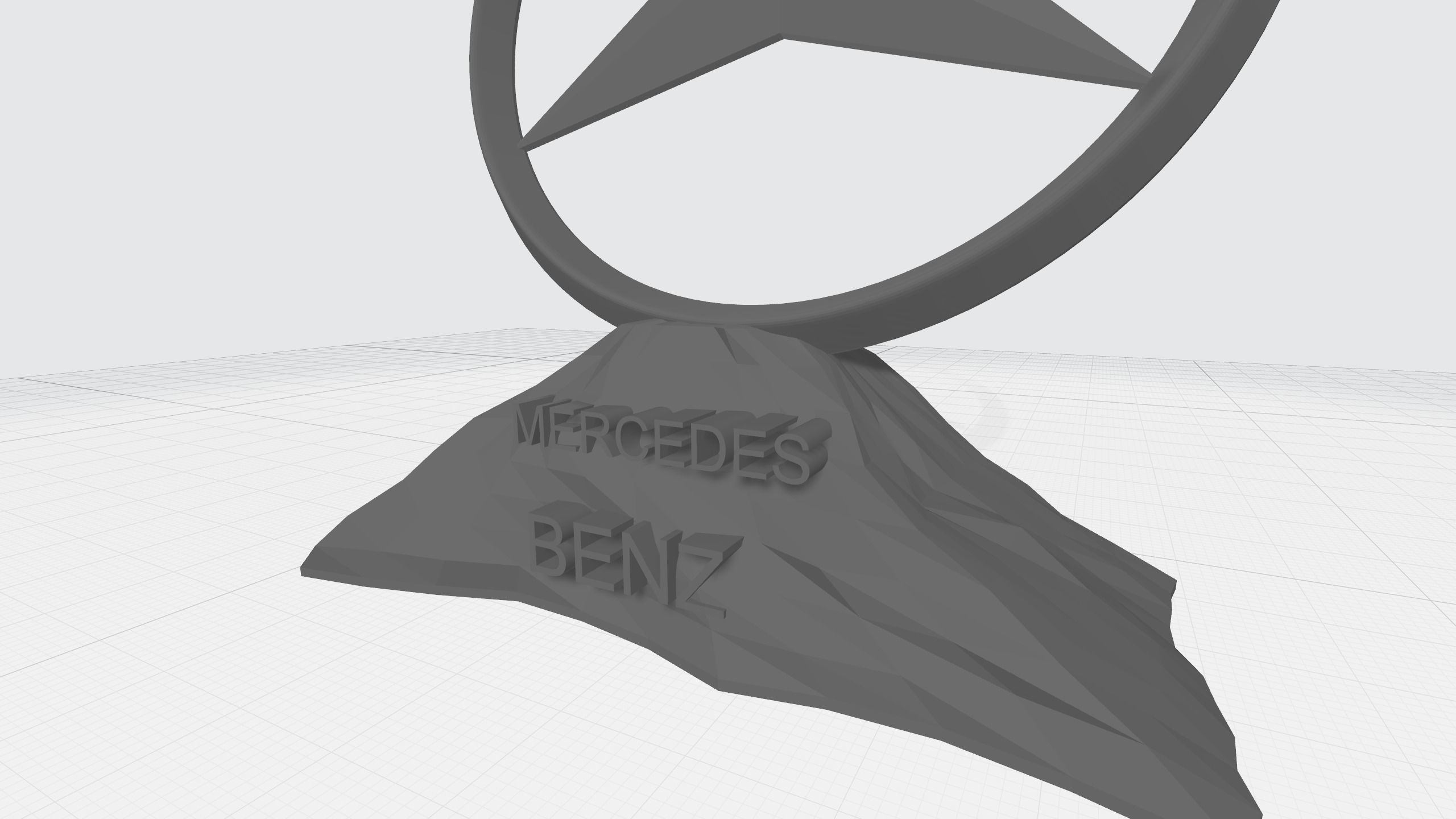 Mercedes-Benz logo 3D model 3D printable | CGTrader