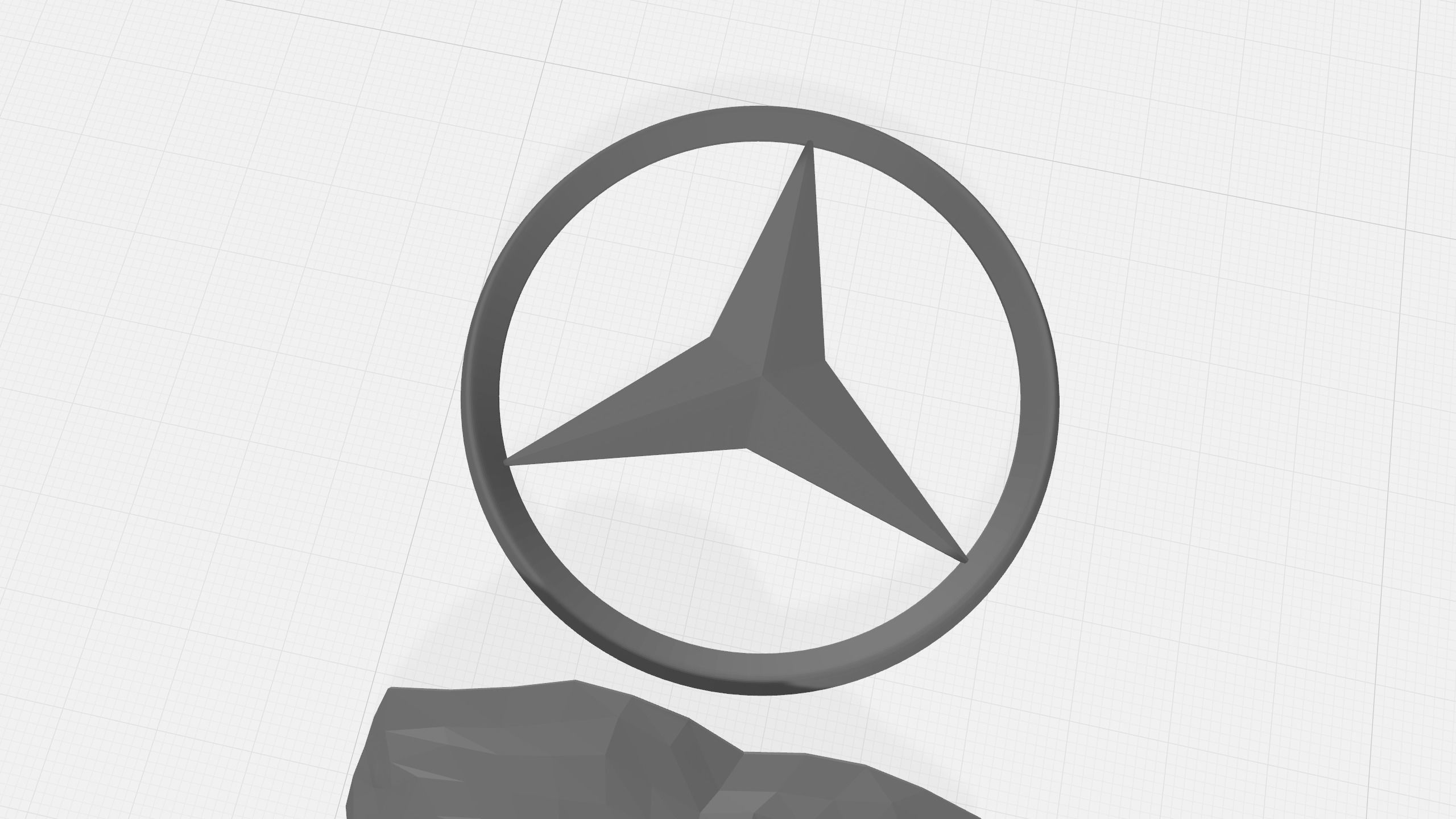 Mercedes-Benz logo 3D model 3D printable | CGTrader