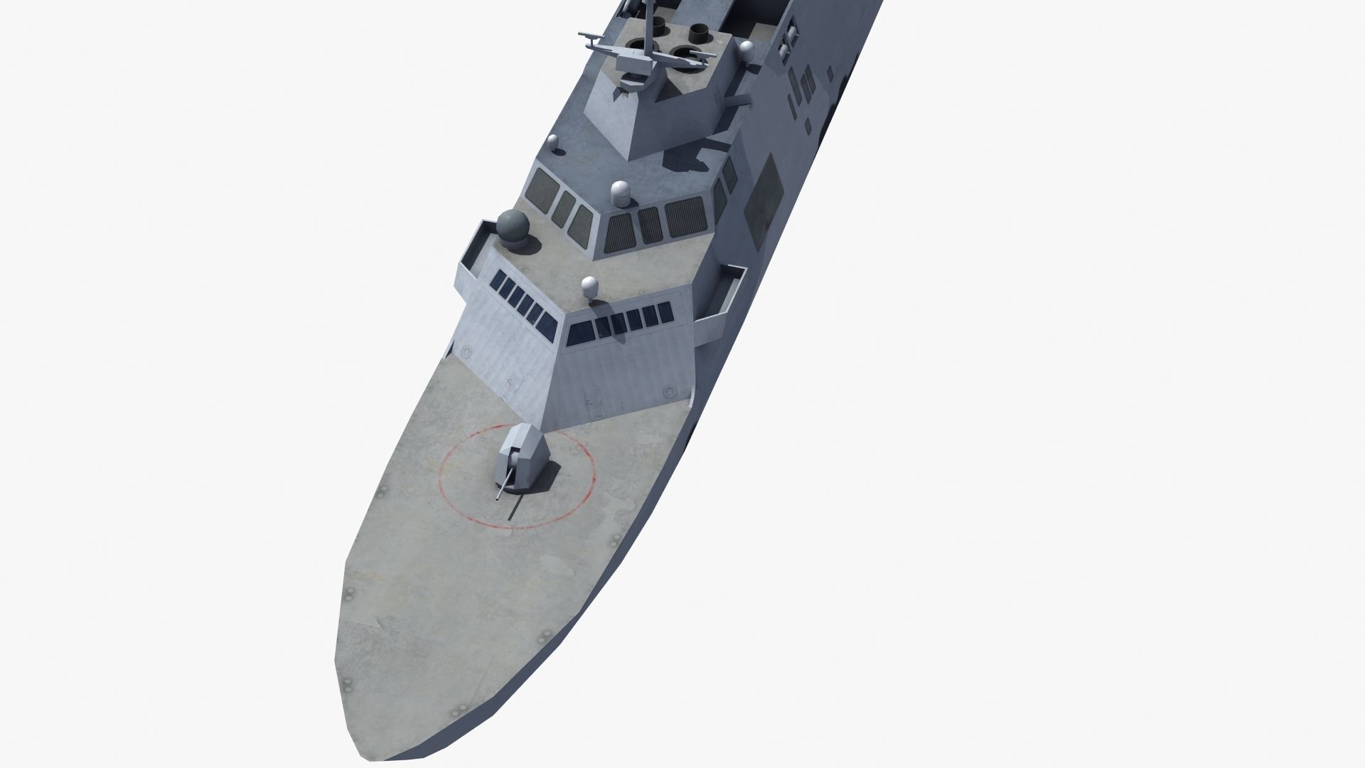 3D model LCS1 Littoral Combat Ship VR / AR / low-poly | CGTrader