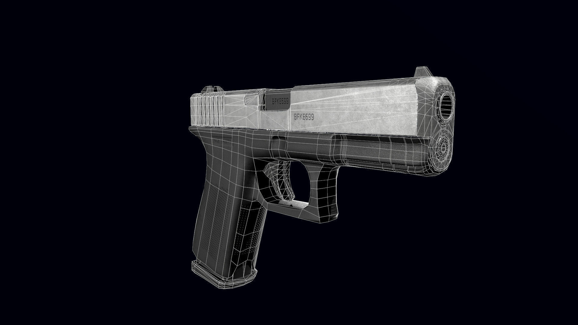 3D model Pistol Glock 19 game ready VR / AR / low-poly | CGTrader