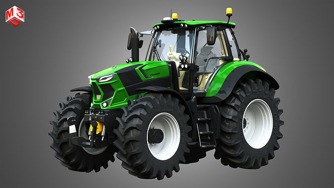 Deutz - Fahr 7 Series - 8280 TTV Tractor 3D model | CGTrader