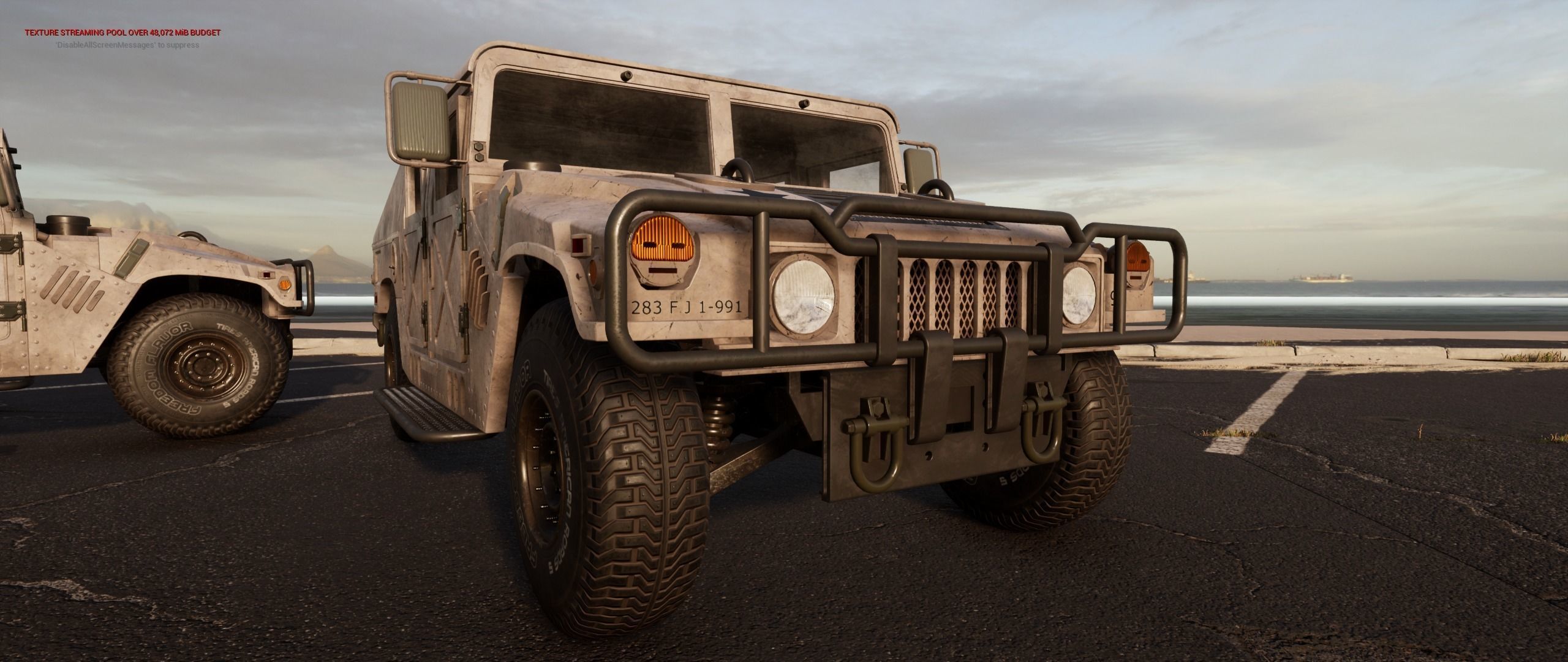3D model HUMMER - Humvee Low-poly model Game ready for Unity or Unreal ...