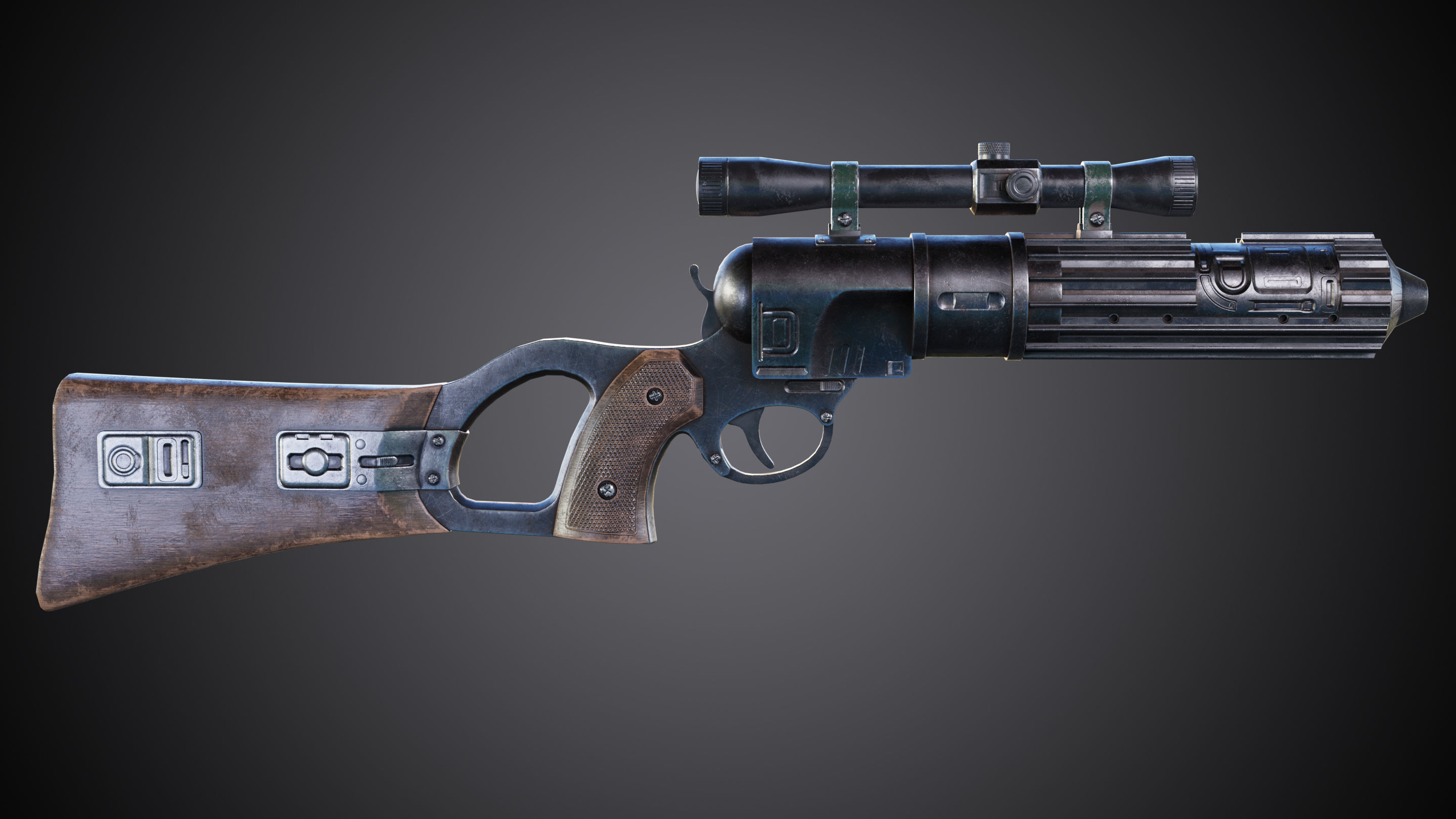 3D model EE-3 Carbine Rifle VR / AR / low-poly | CGTrader