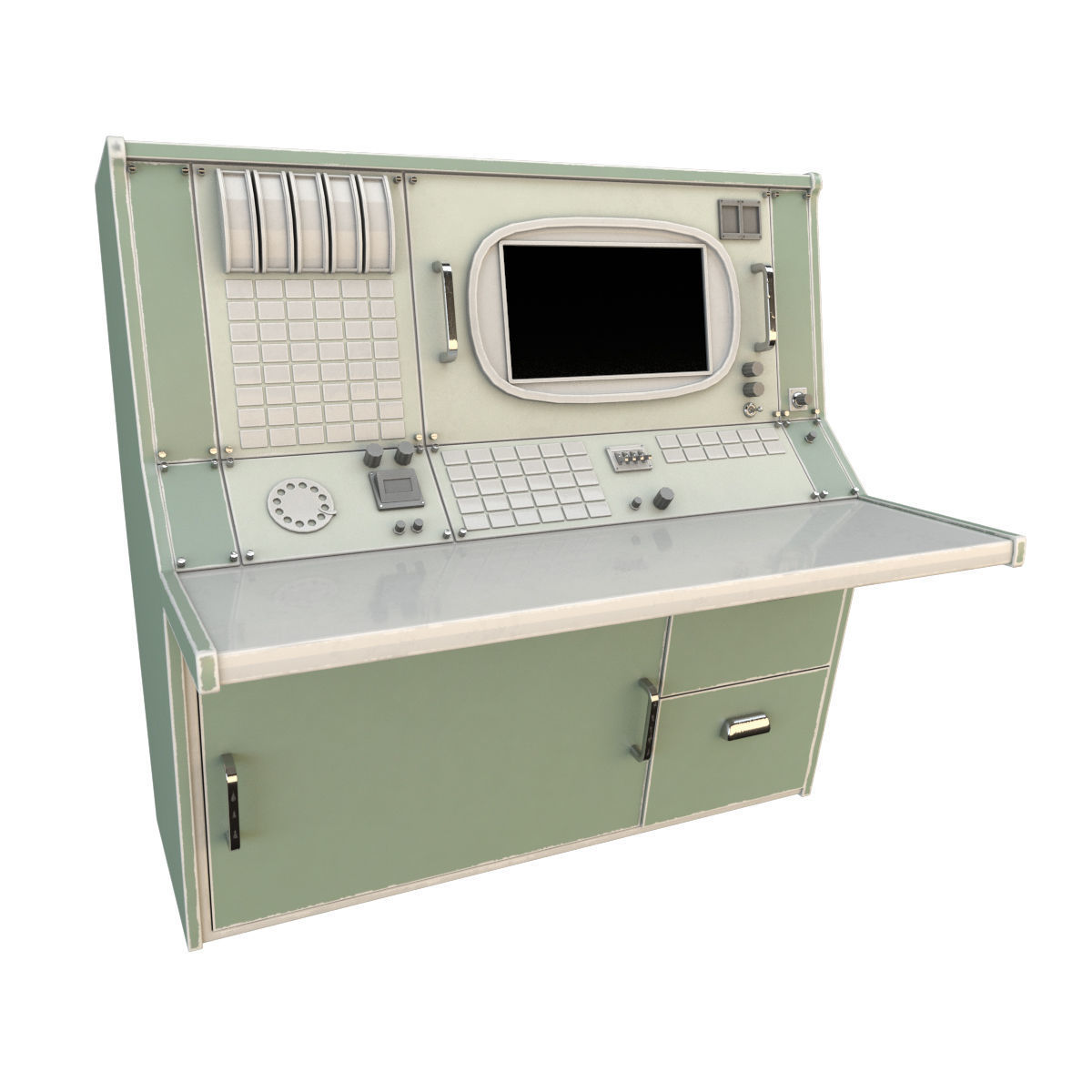 Nasa Control Tables 3D model | CGTrader