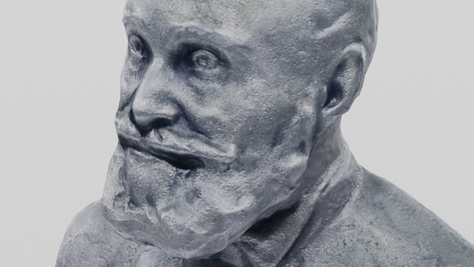Metal bust of academician Pavlov 3D model | CGTrader