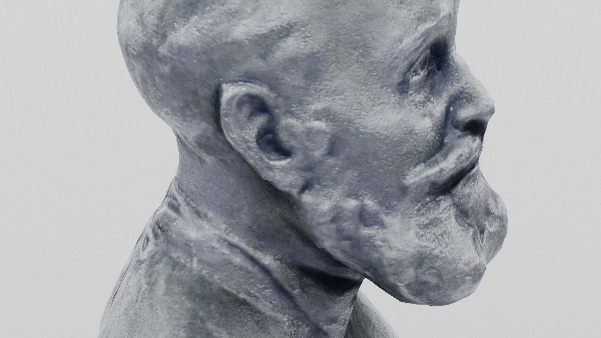 Metal bust of academician Pavlov 3D model | CGTrader