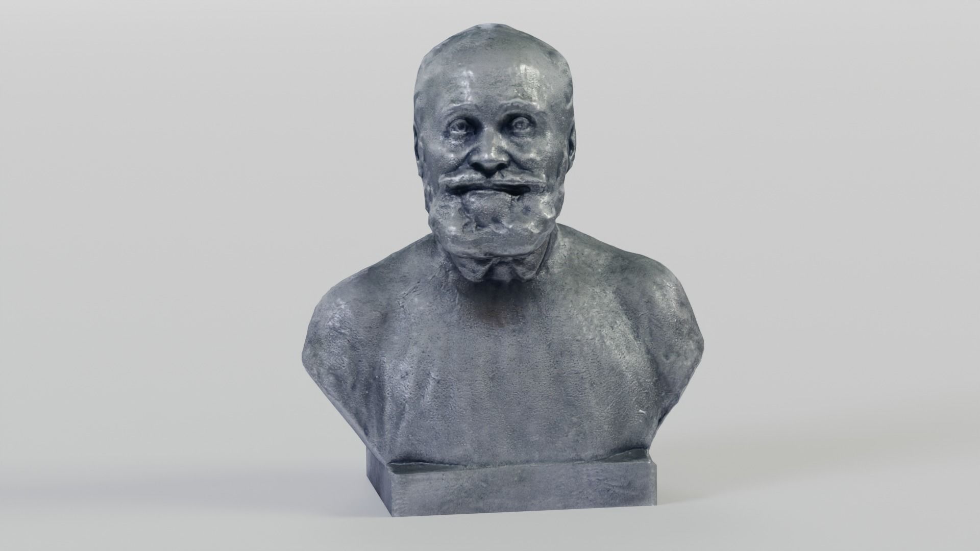 Metal bust of academician Pavlov 3D model | CGTrader