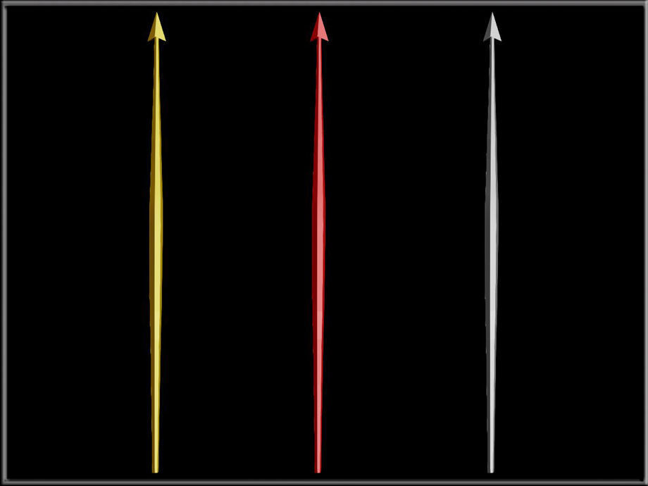 3D model Trident arrow VR / AR / low-poly | CGTrader