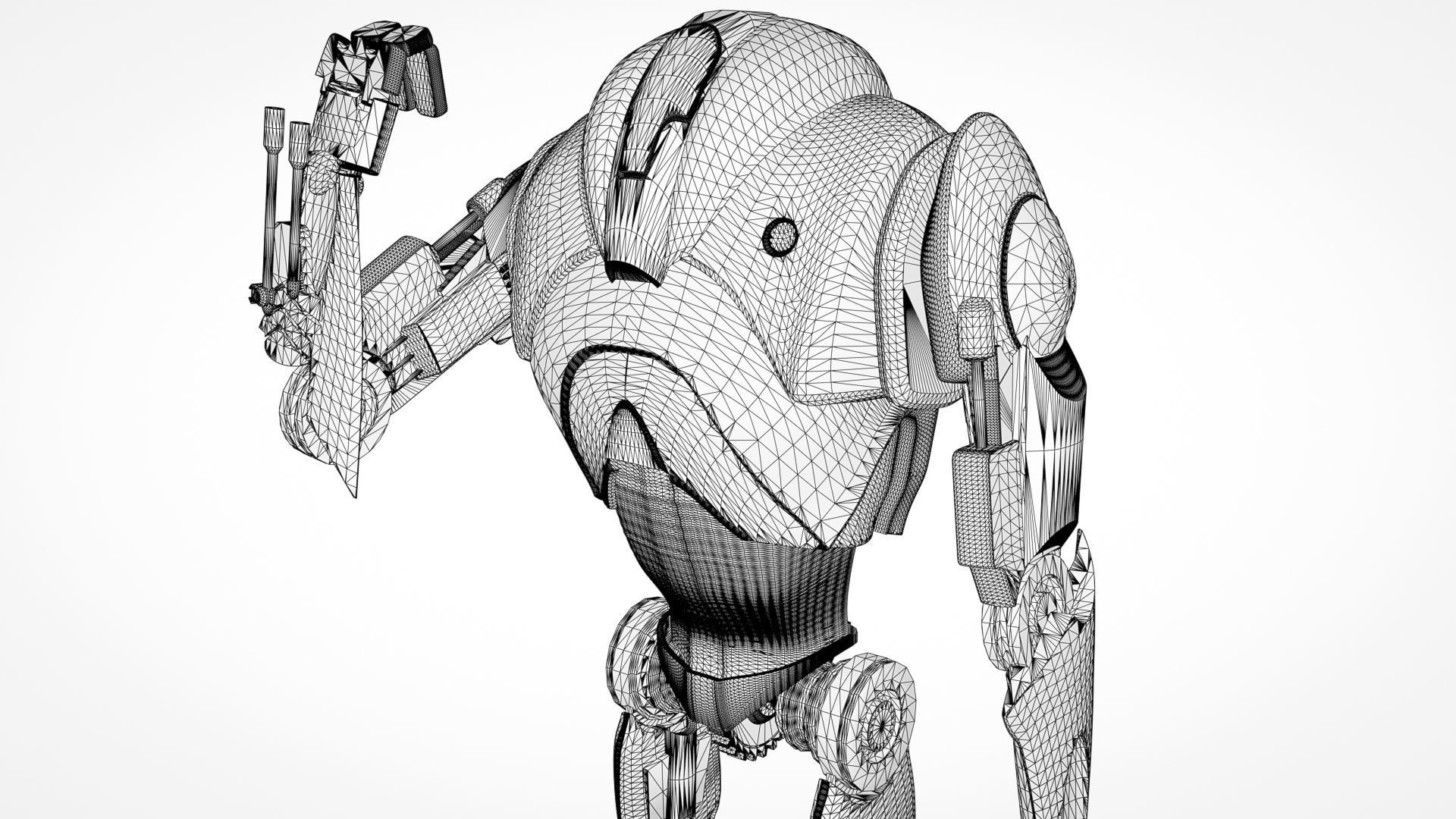 Super Battle Droid 3D model | CGTrader