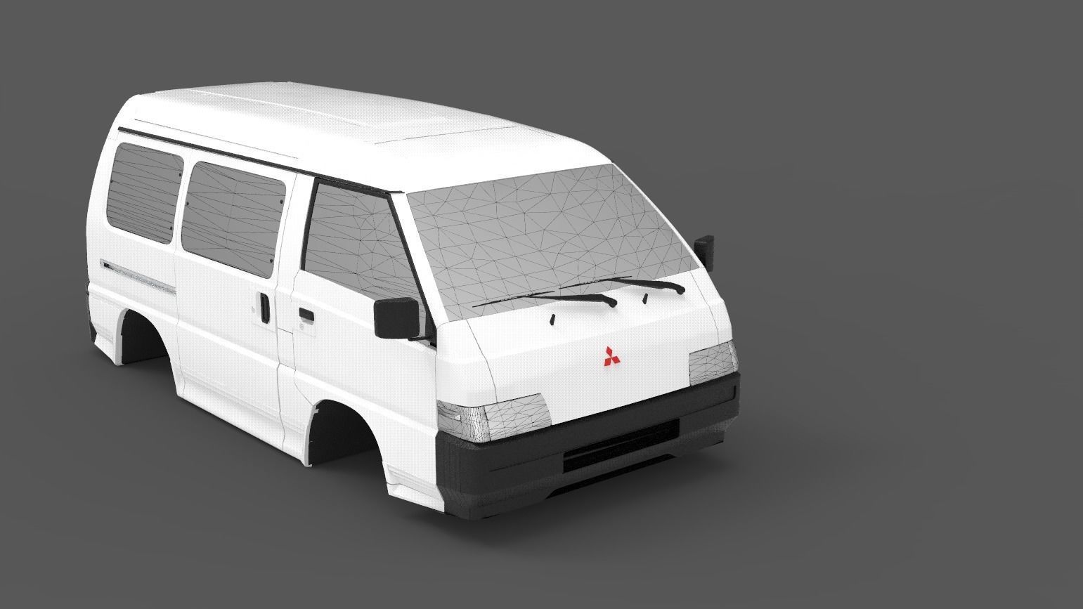 3D model MITSUBISHI L300 HQ VR / AR / low-poly | CGTrader