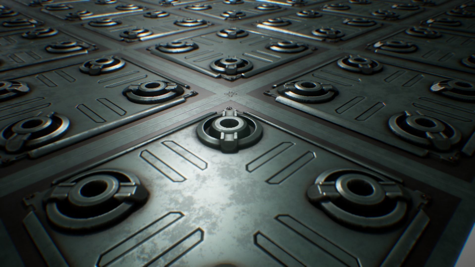 PBR Seamless Sci-Fi Texture 01 FREE SAMPLE free VR / AR / low-poly 3D ...