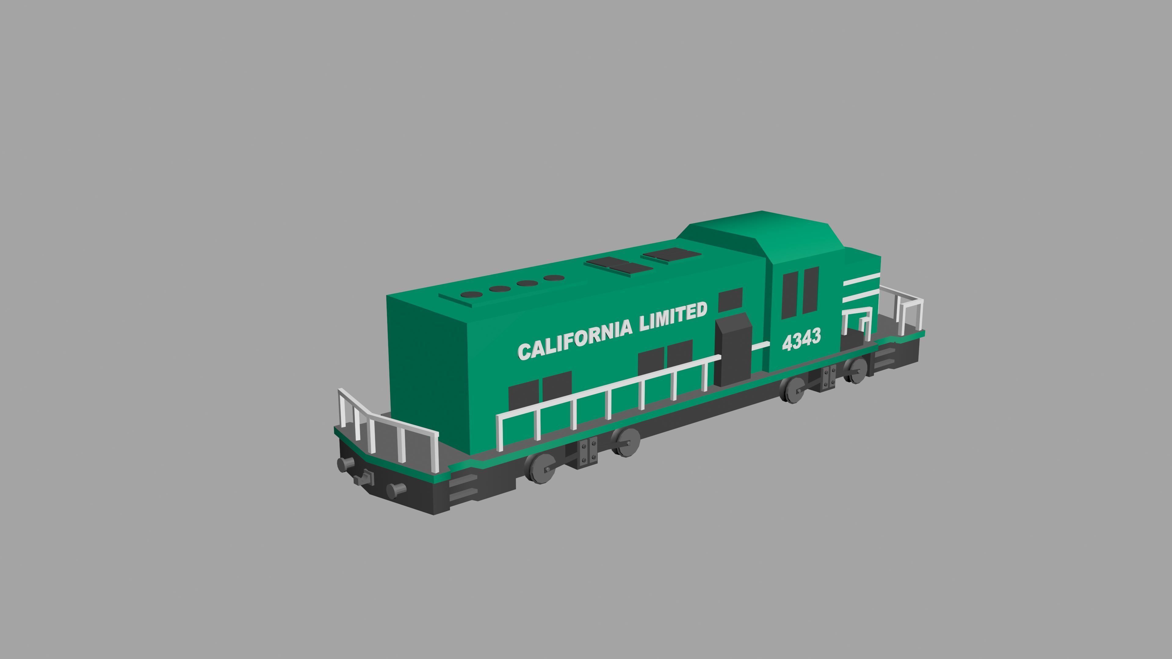 3D model Low Poly Train pack VR / AR / low-poly | CGTrader