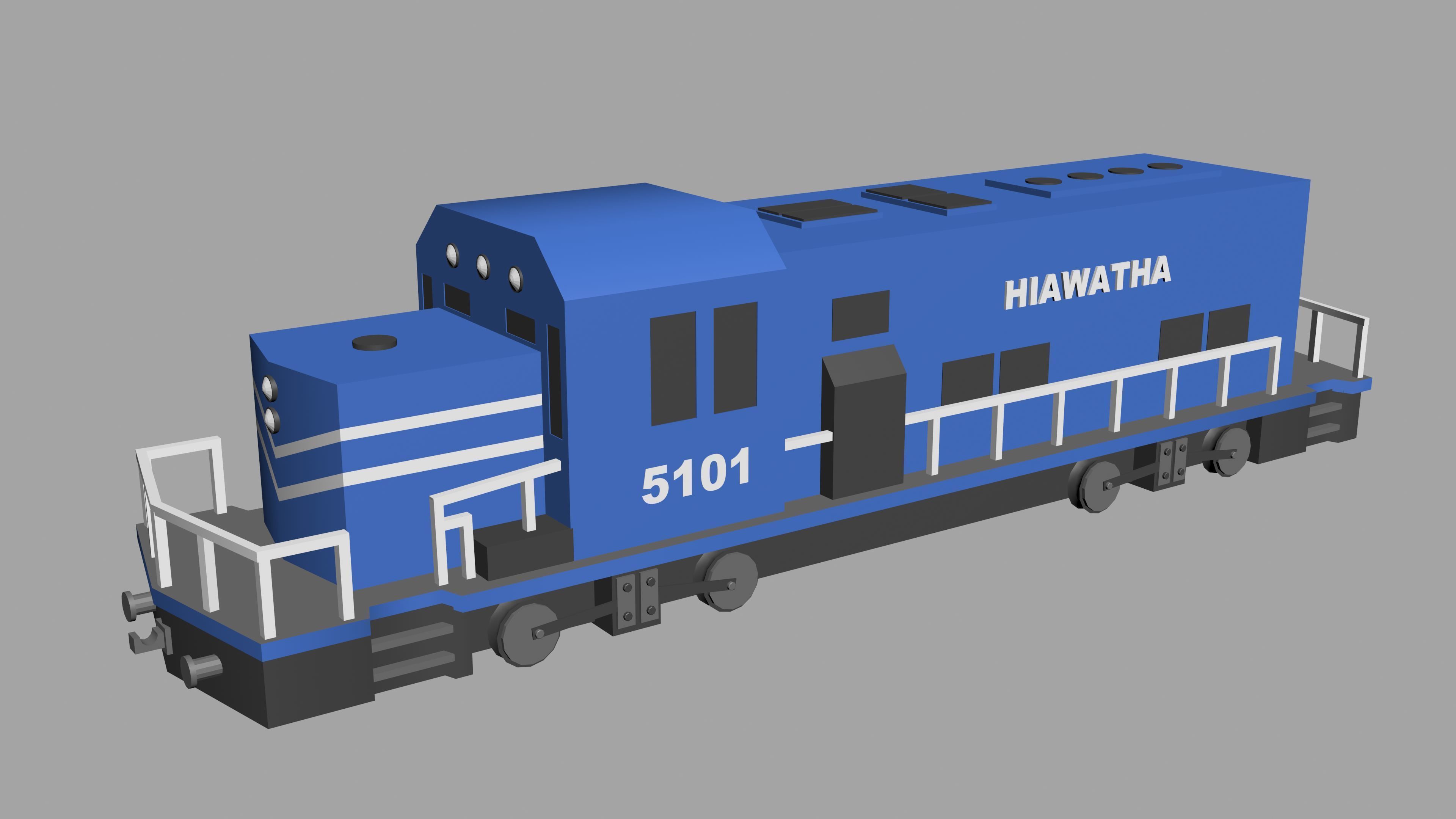 3D model Low Poly Train pack VR / AR / low-poly | CGTrader