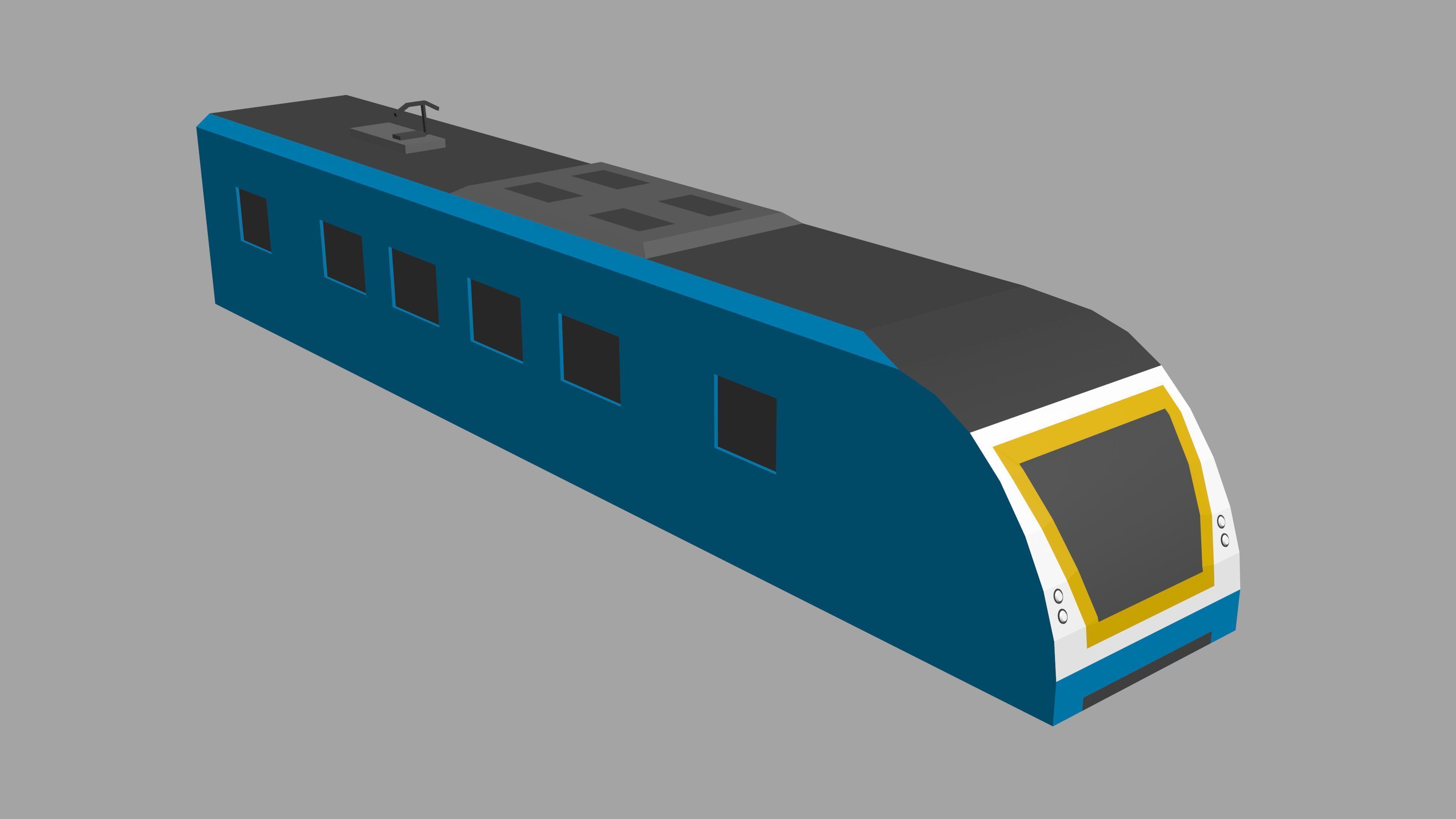 3D model Low Poly Train pack VR / AR / low-poly | CGTrader