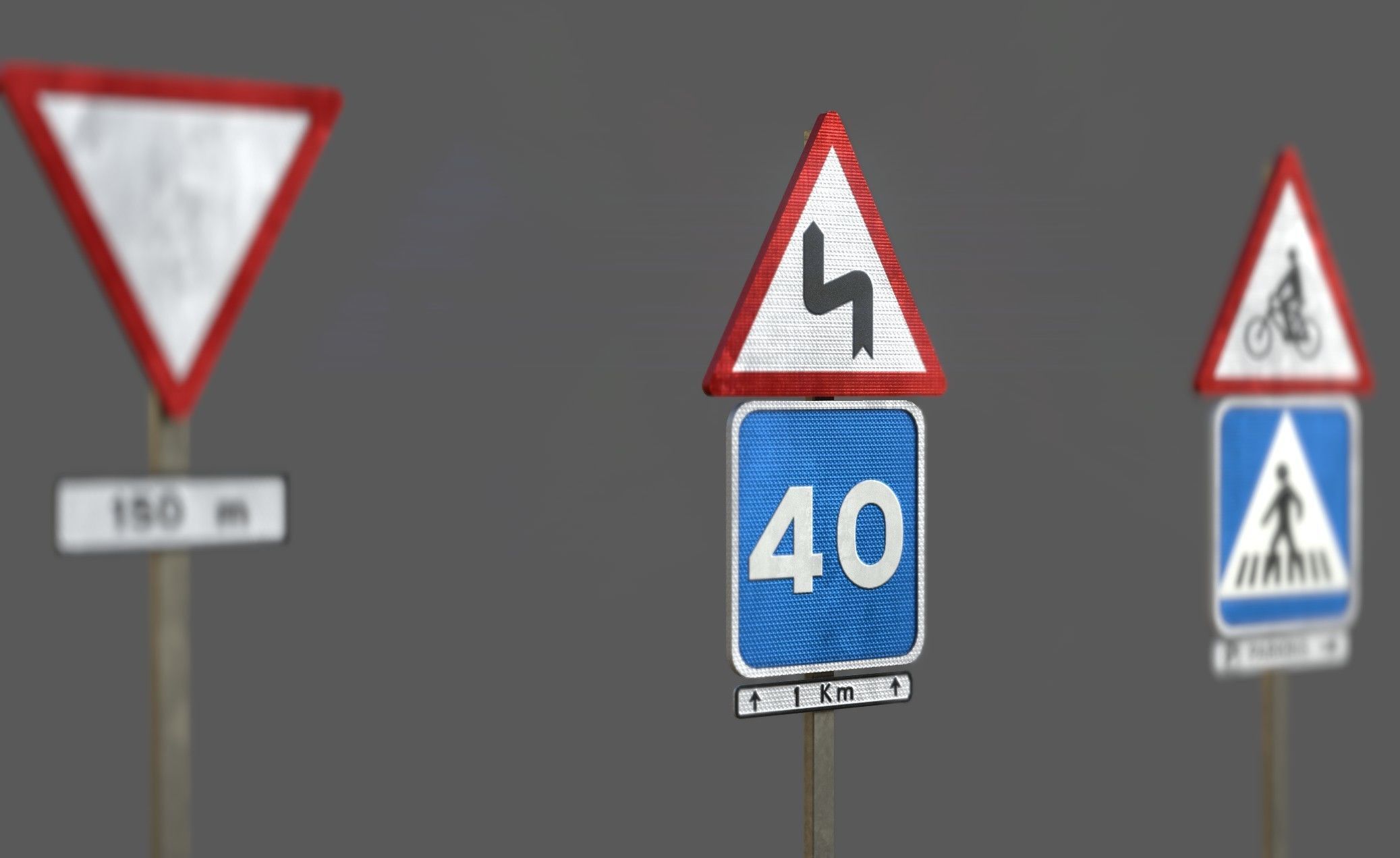 3D model TRAFFIC SIGNALS VR / AR / low-poly | CGTrader