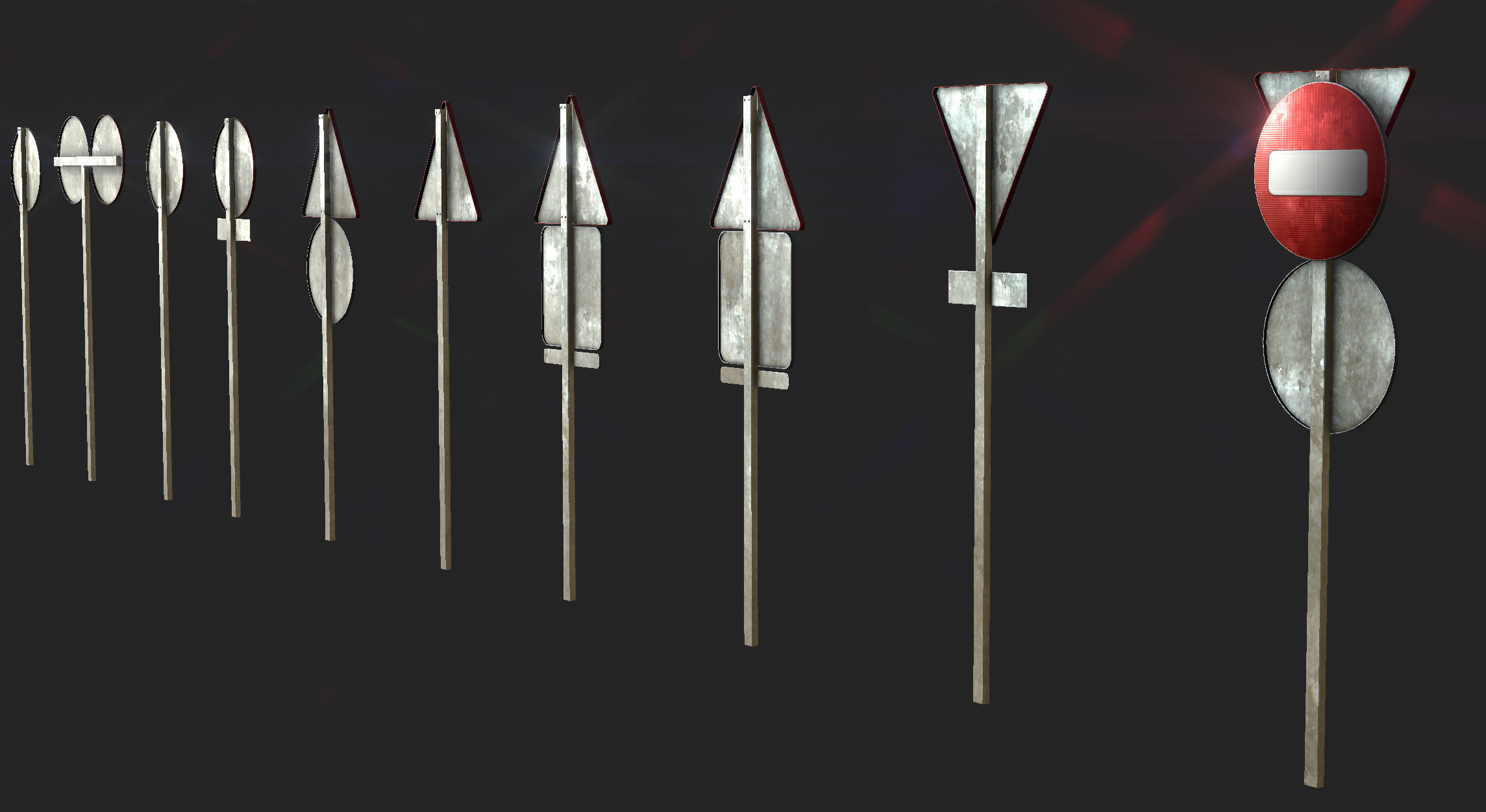 3D model TRAFFIC SIGNALS VR / AR / low-poly | CGTrader