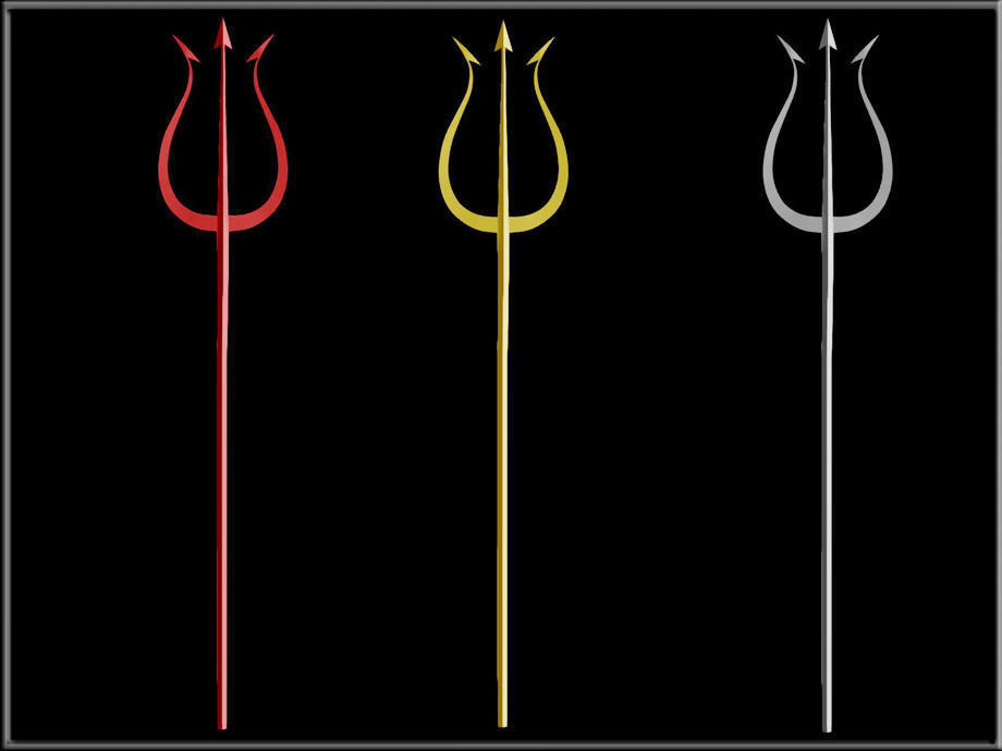 3D model Trident devil fork 02 VR / AR / low-poly | CGTrader