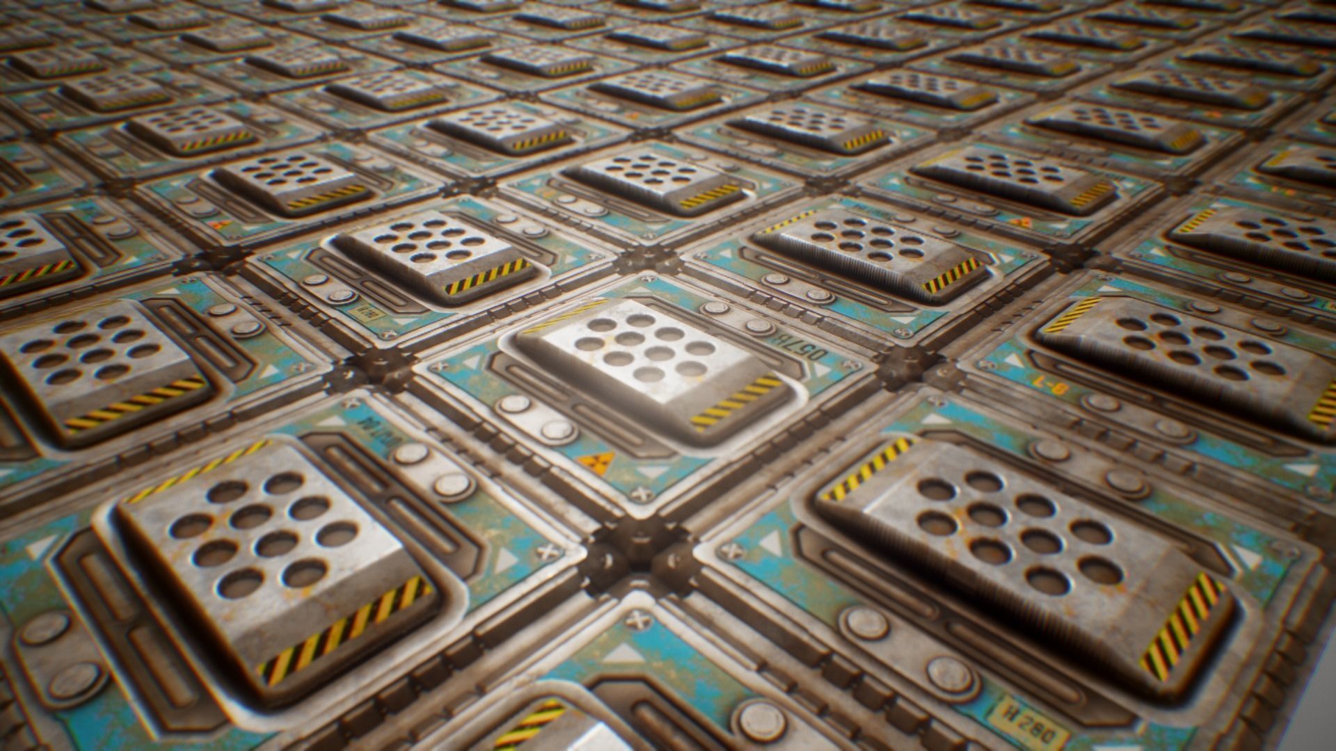 3D model PBR Seamless Sci-Fi Texture 34 VR / AR / low-poly | CGTrader