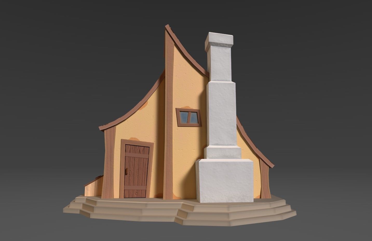 3D model Low-poly stylized watermill VR / AR / low-poly | CGTrader