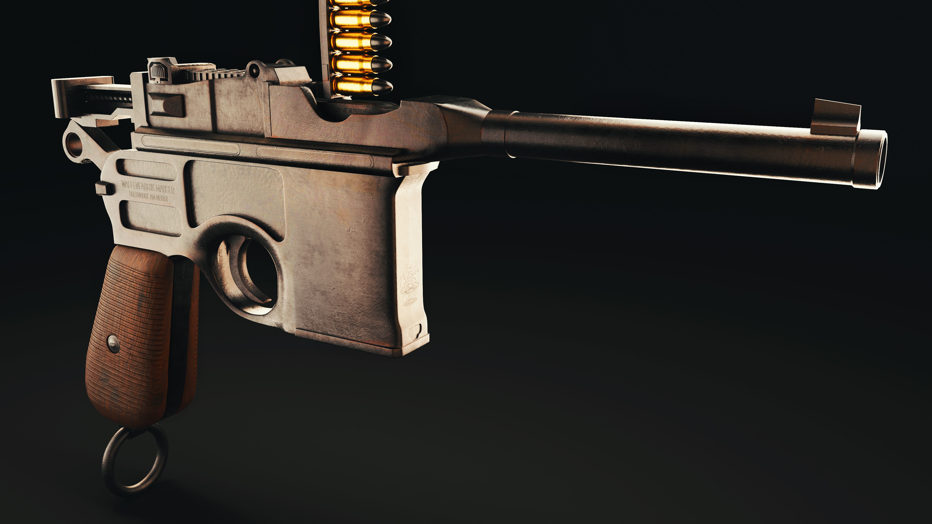 mauser 3D Mauser C96 | CGTrader