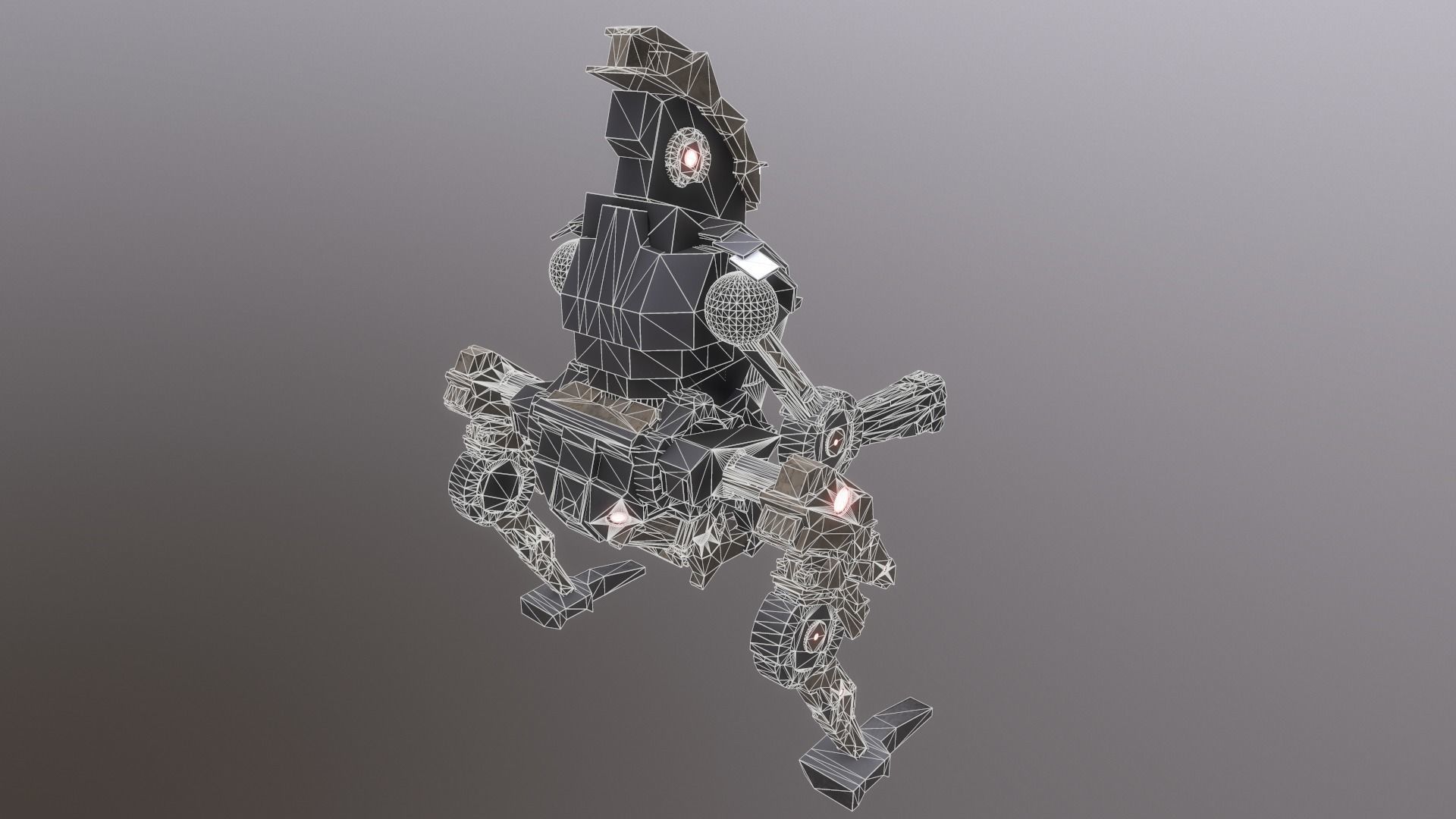 Cave Robot 3D model | CGTrader