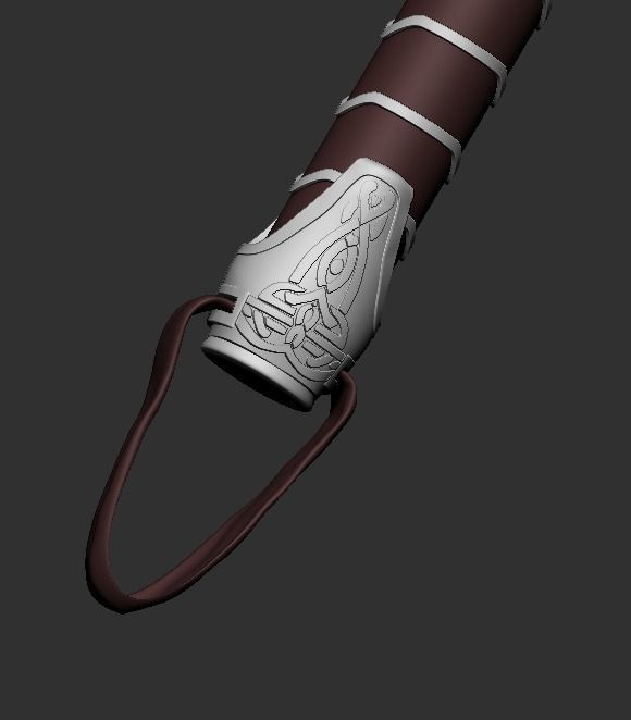 Mjolnir box with ornate design 3D model 3D printable | CGTrader