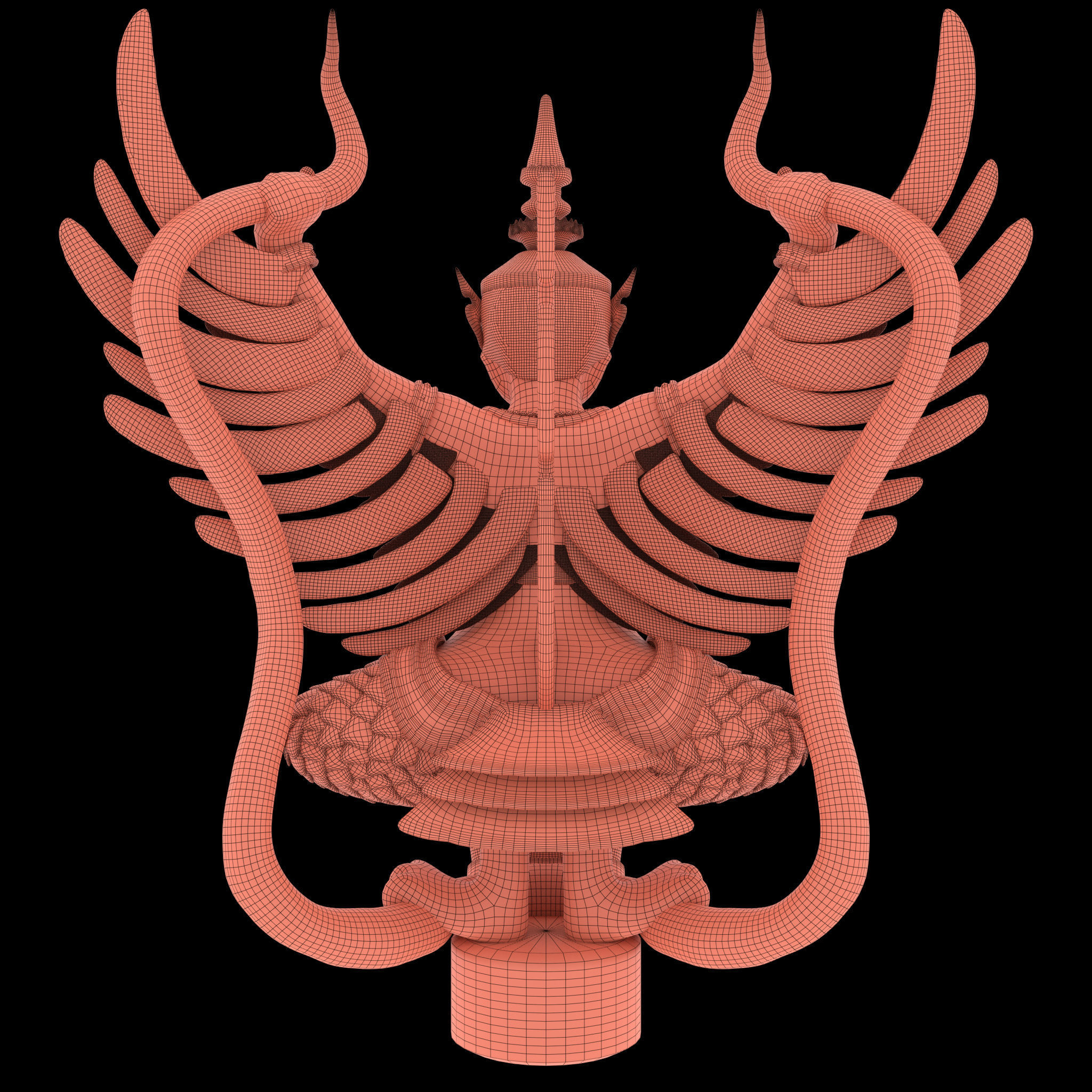 Thai Garuda Statue 3D model | CGTrader