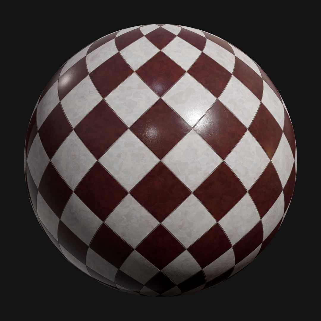 Checkerboard Tiles Texture | CGTrader