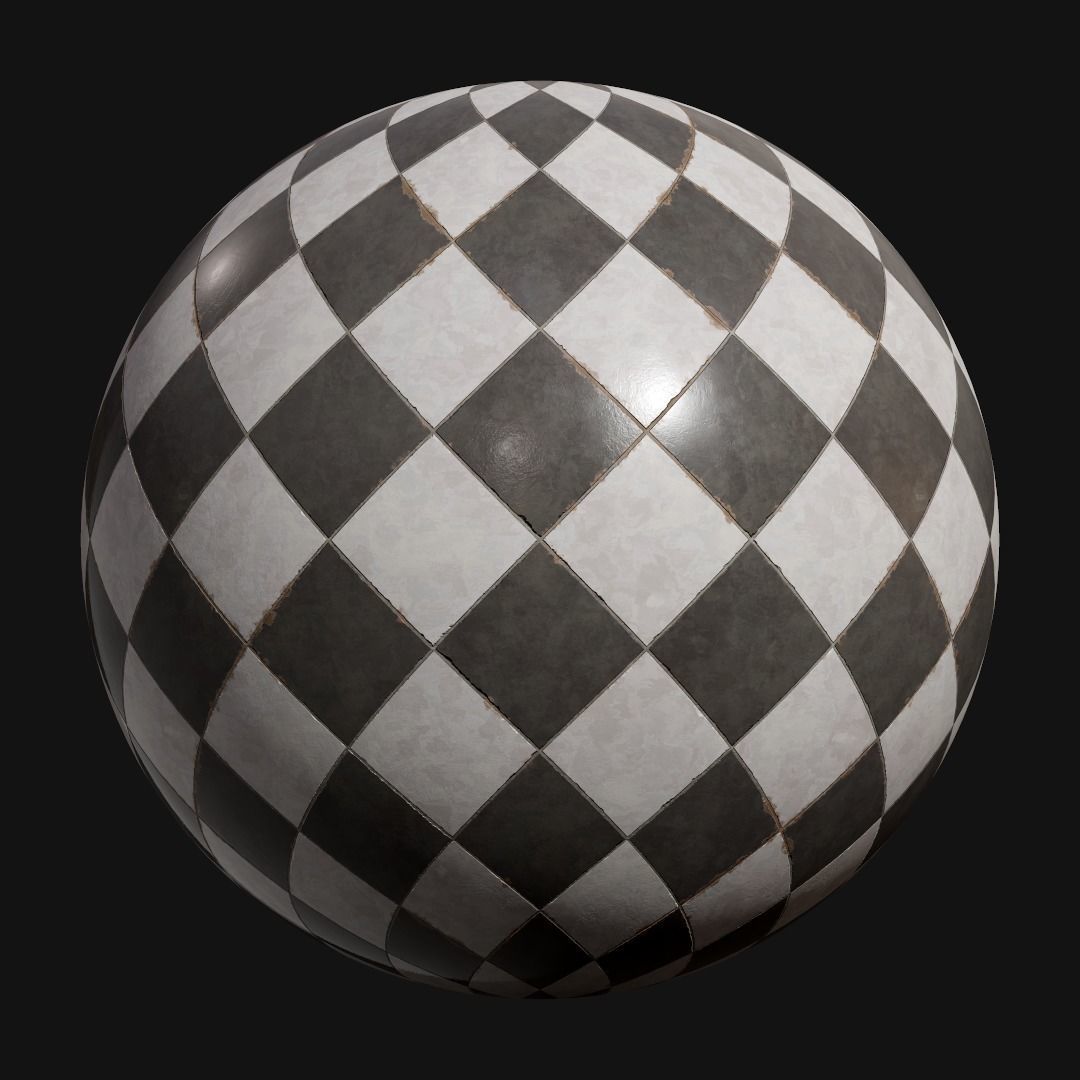 Checkerboard Tiles Texture | CGTrader