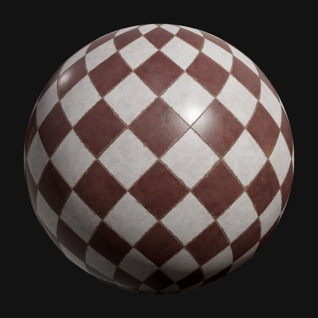 Checkerboard Tiles Texture | CGTrader