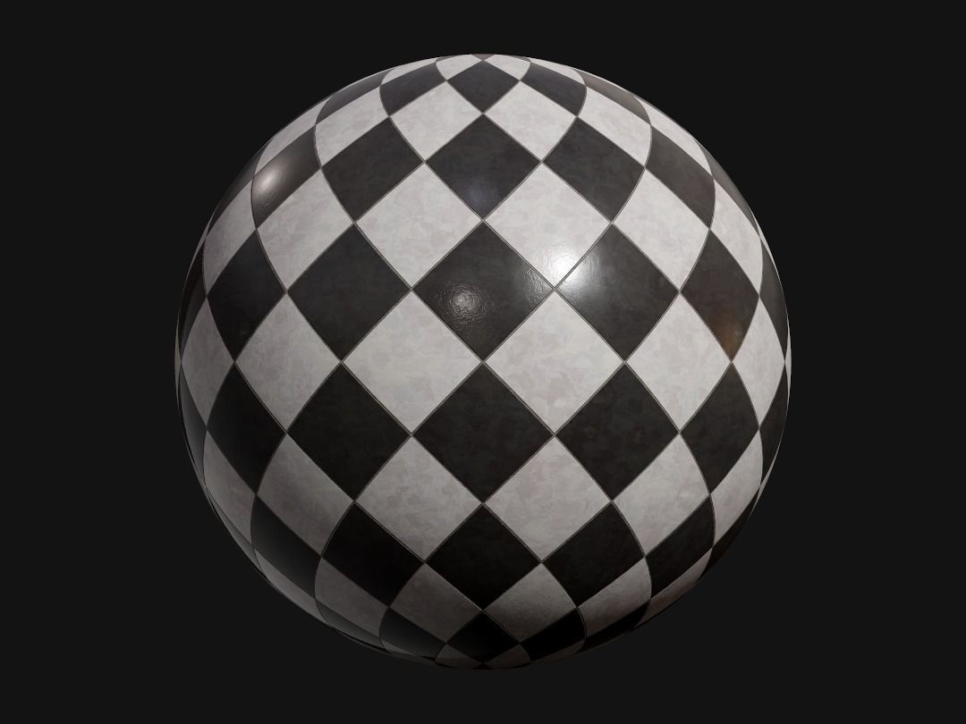 Checkerboard Tiles Texture | CGTrader