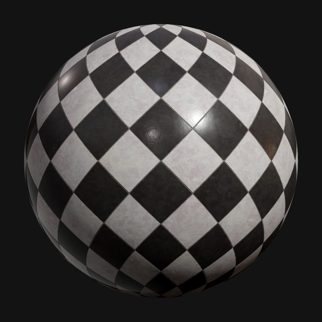 Checkerboard Tiles Texture | CGTrader