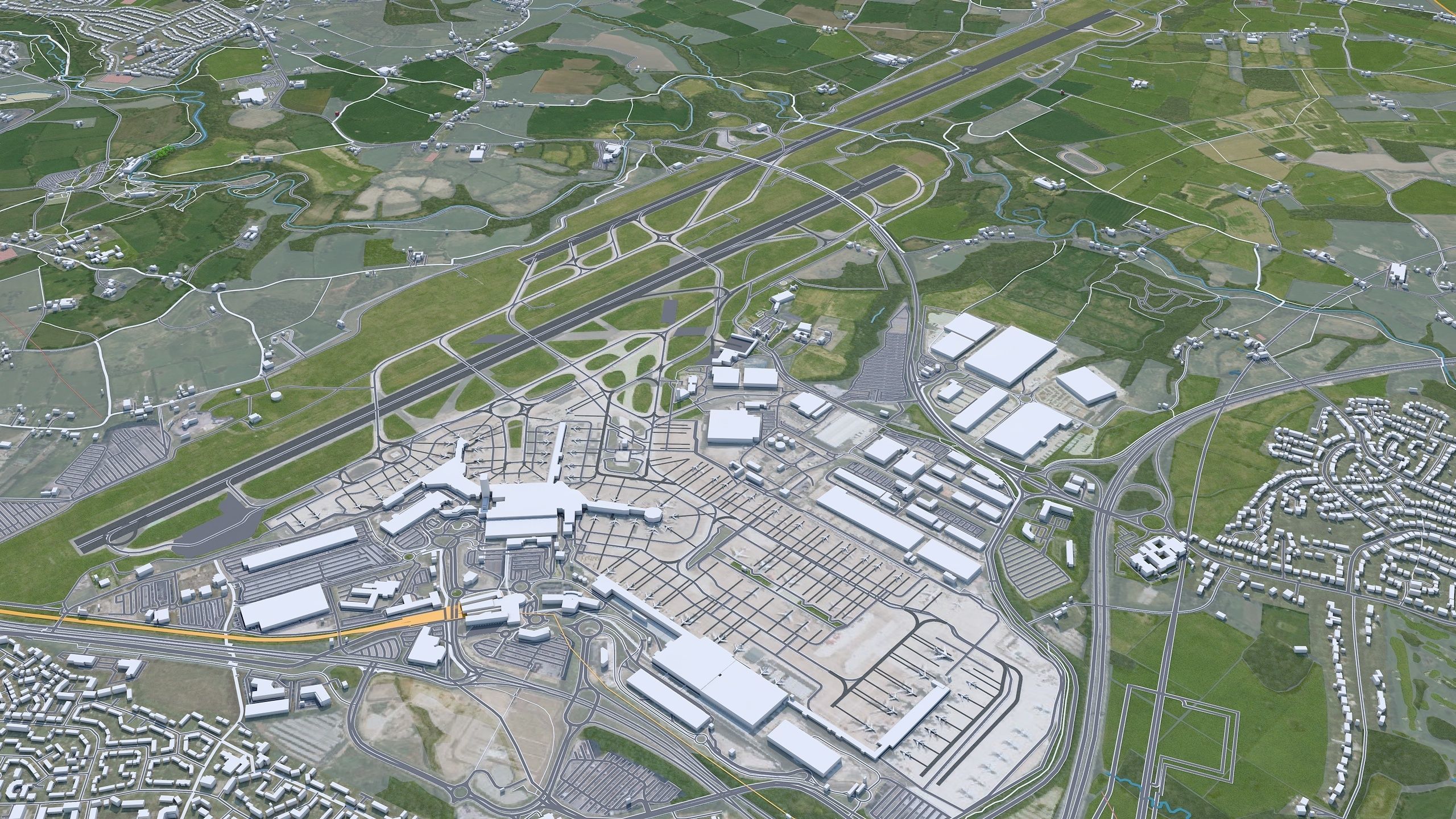 3D model Manchester City United Kingdom VR / AR / low-poly | CGTrader