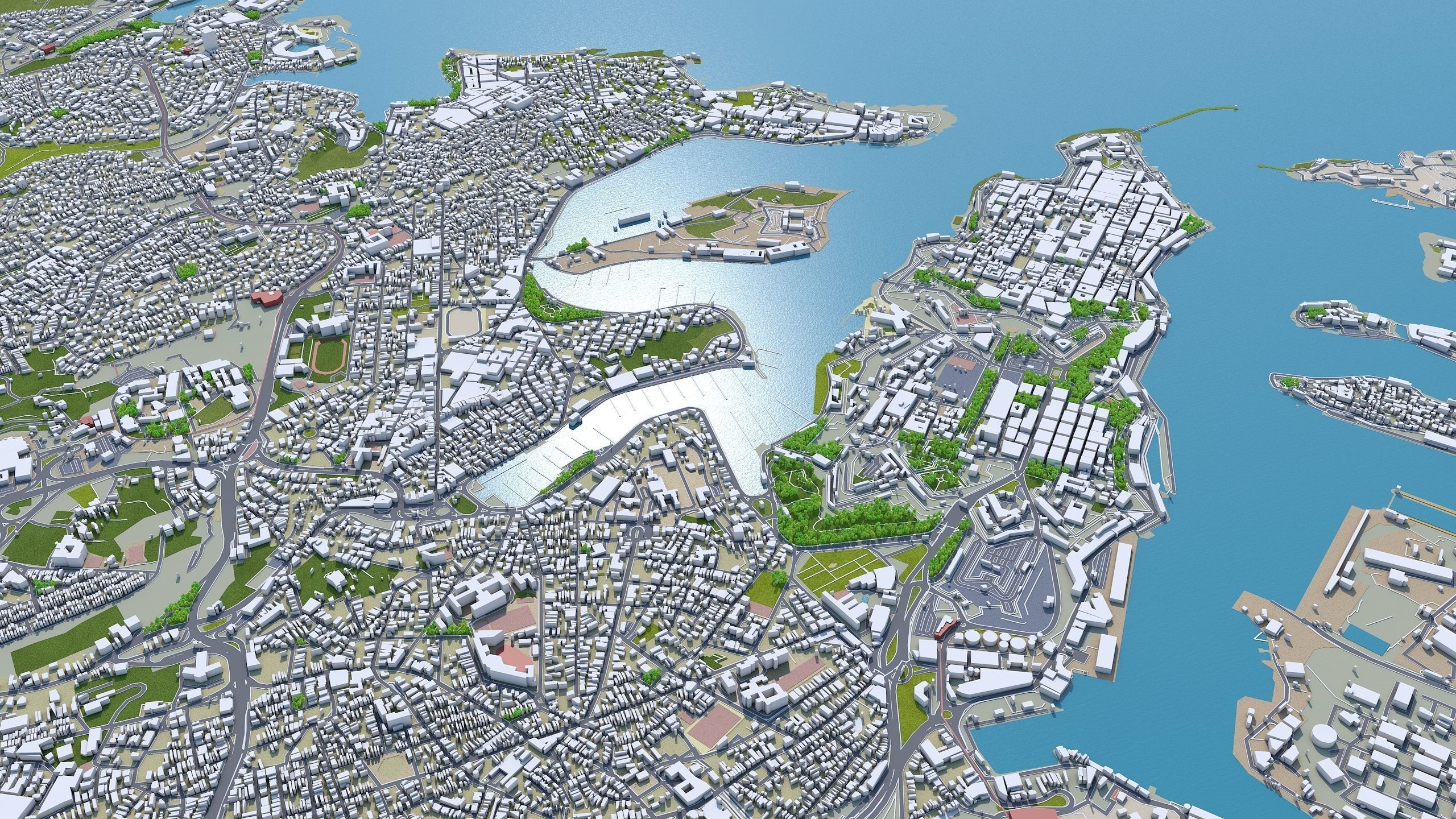 3D model Malta Country VR / AR / low-poly | CGTrader