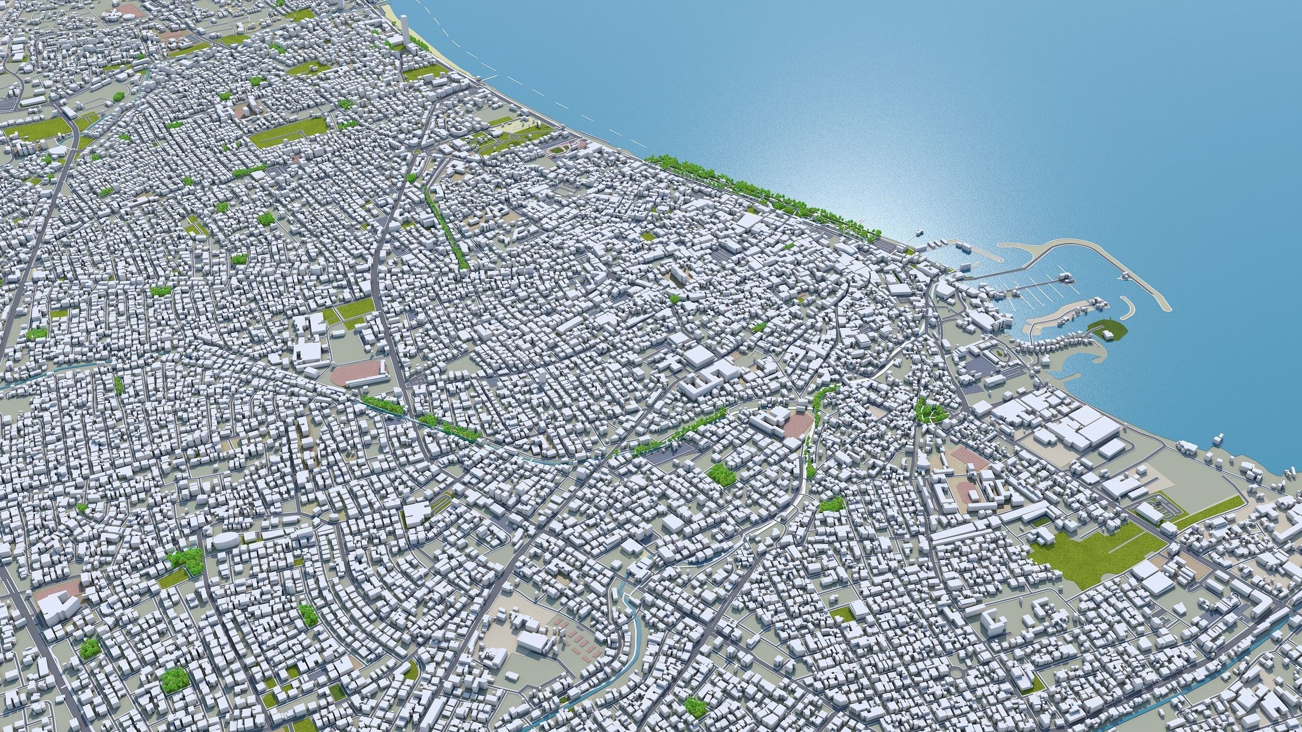 3D model Limassol City Cyprus VR / AR / low-poly | CGTrader
