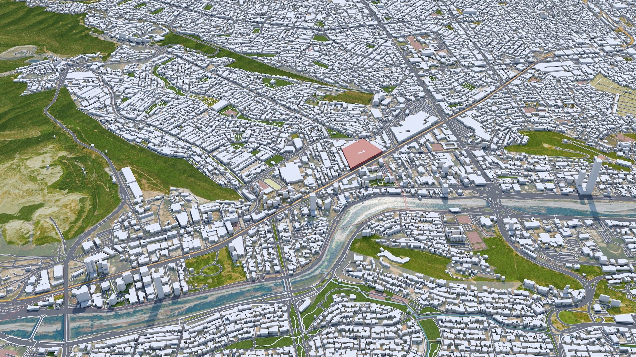 3D model Monterrey City Mexico VR / AR / low-poly | CGTrader