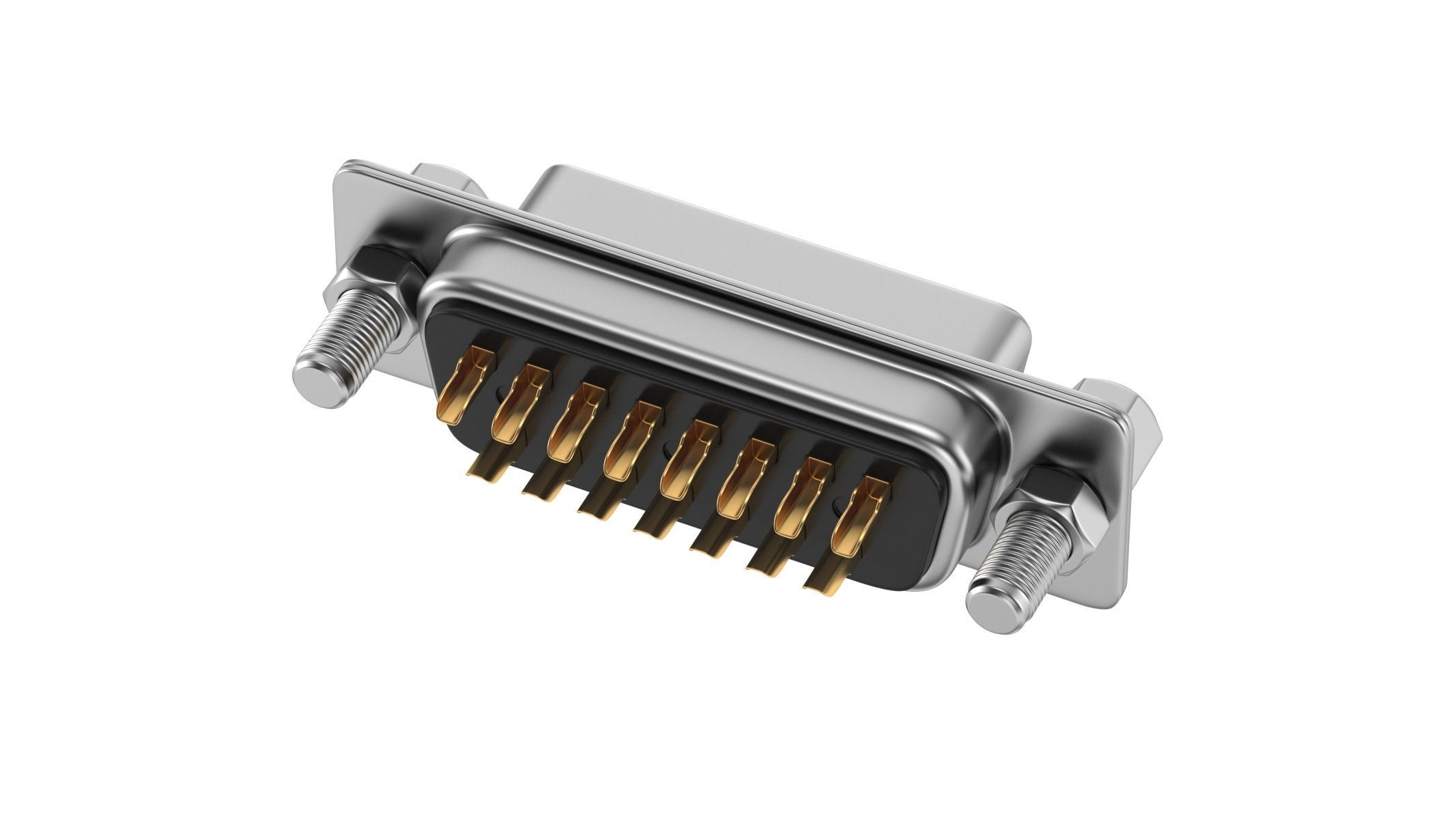 DA15 Female 3D model | CGTrader