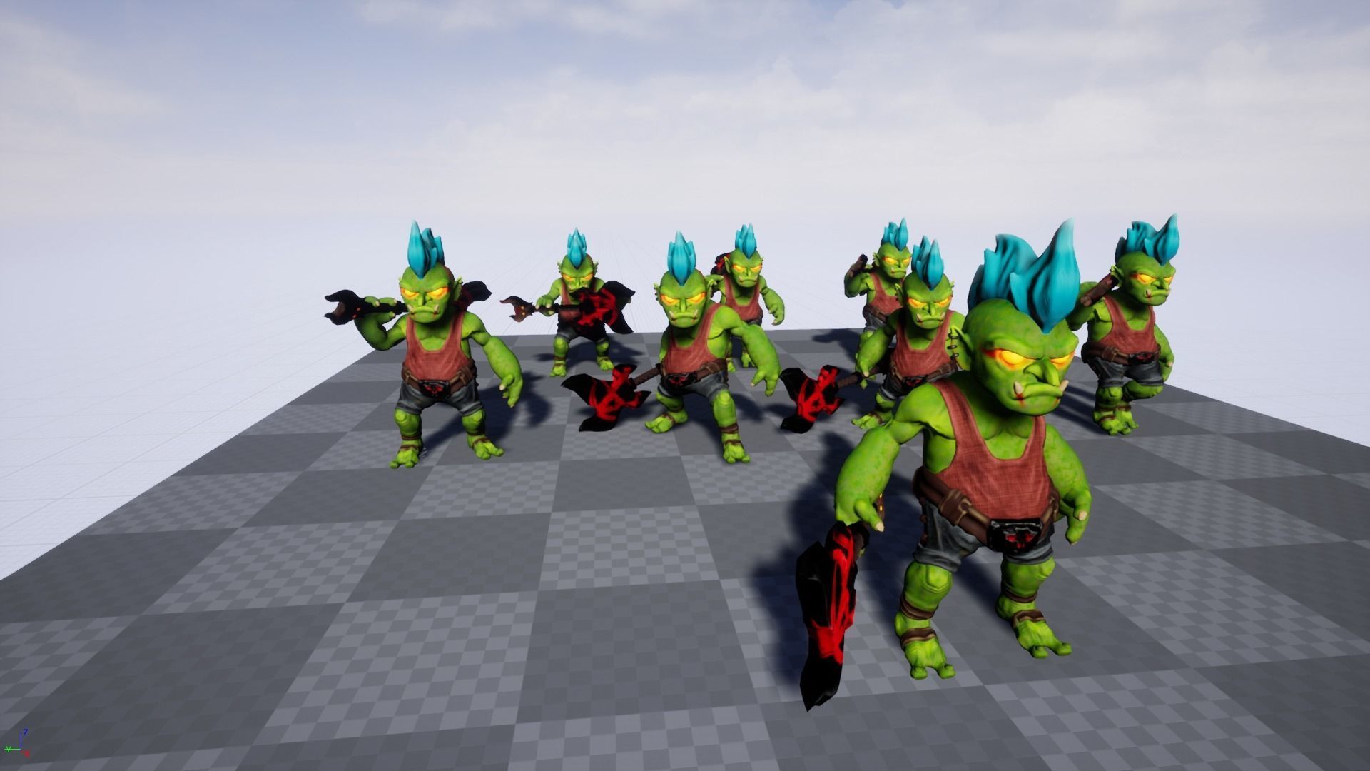 3D model Goblin punk VR / AR / low-poly | CGTrader