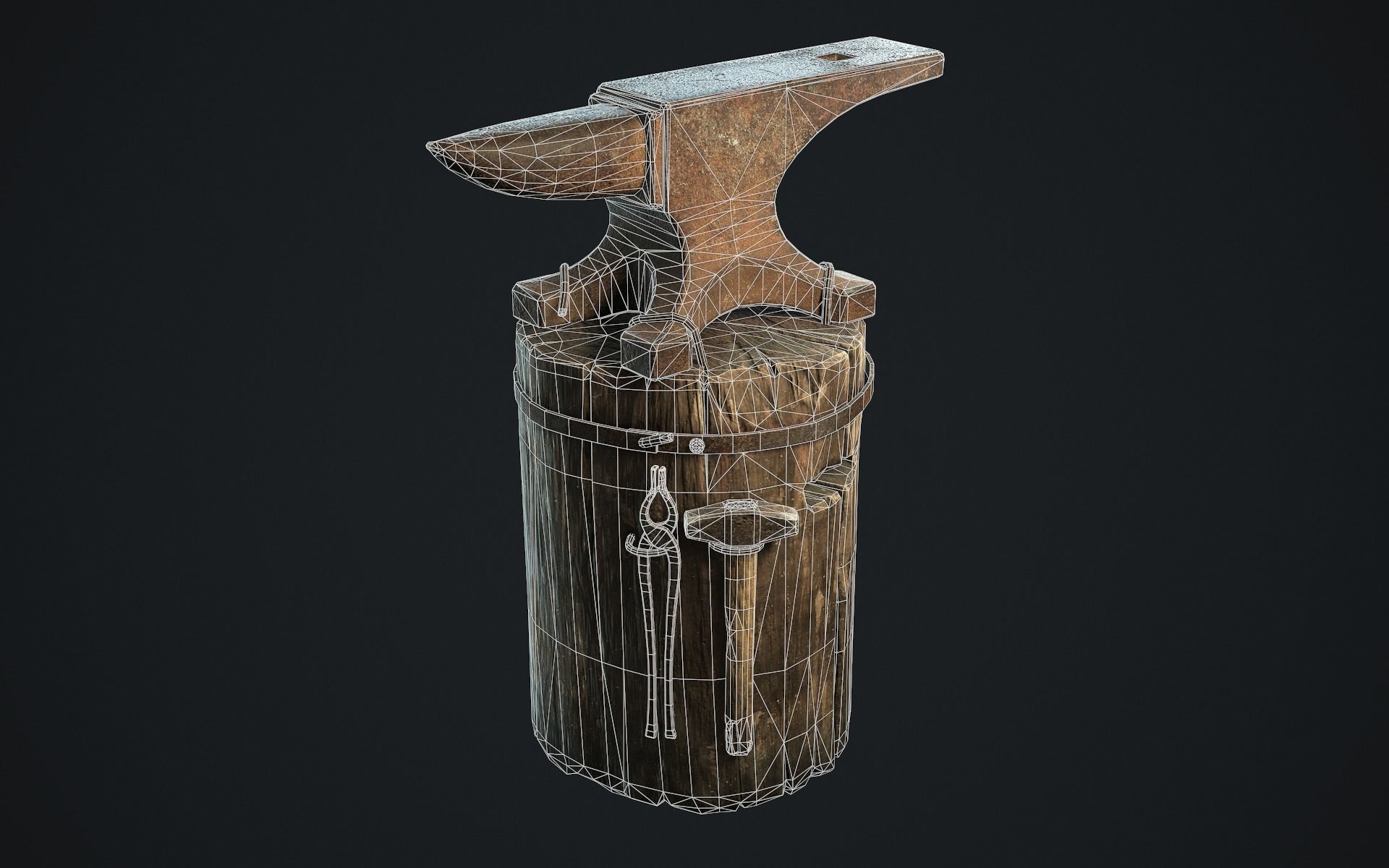 3D model Anvil old ax VR / AR / low-poly | CGTrader