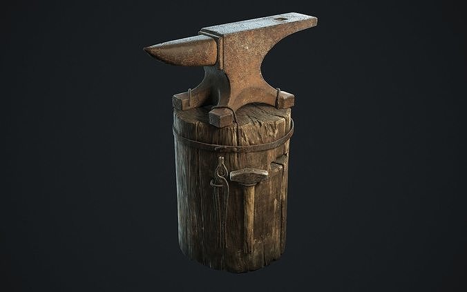 3D model Anvil old ax VR / AR / low-poly | CGTrader