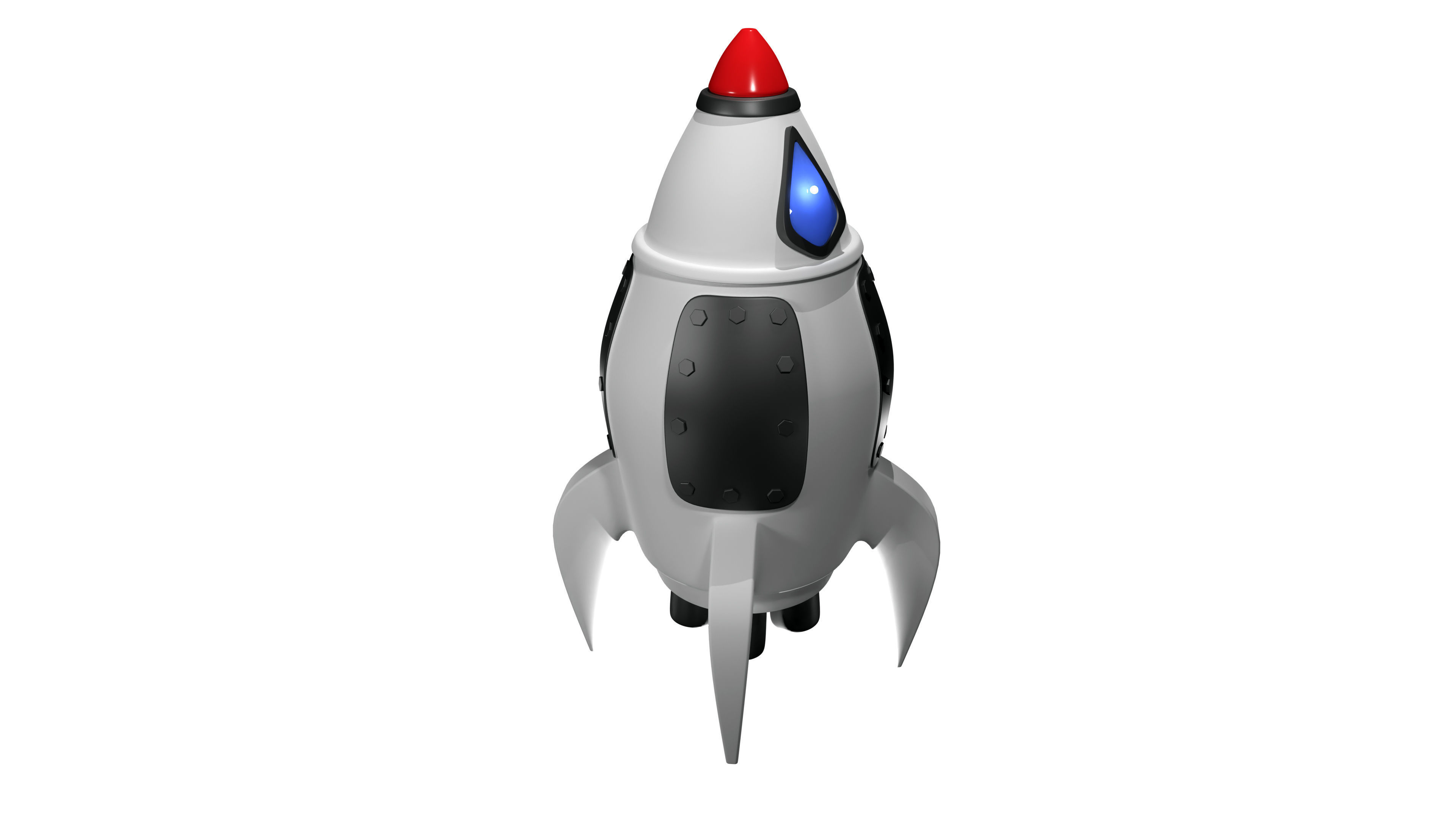 Toy Rocket Space Ship 3D model | CGTrader