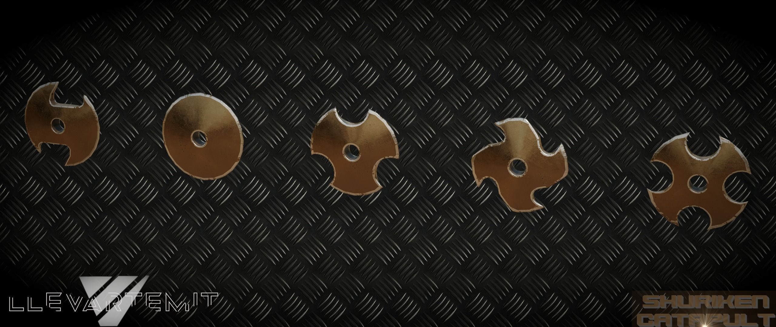 3D model Shuriken Catapult Warhammer 40000 Eldar VR / AR / low-poly ...