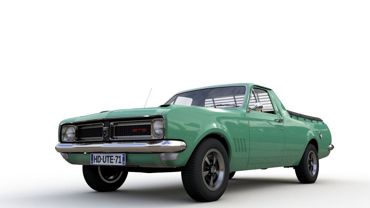 HOLDEN HG UTE GTS 1971 3D model | CGTrader